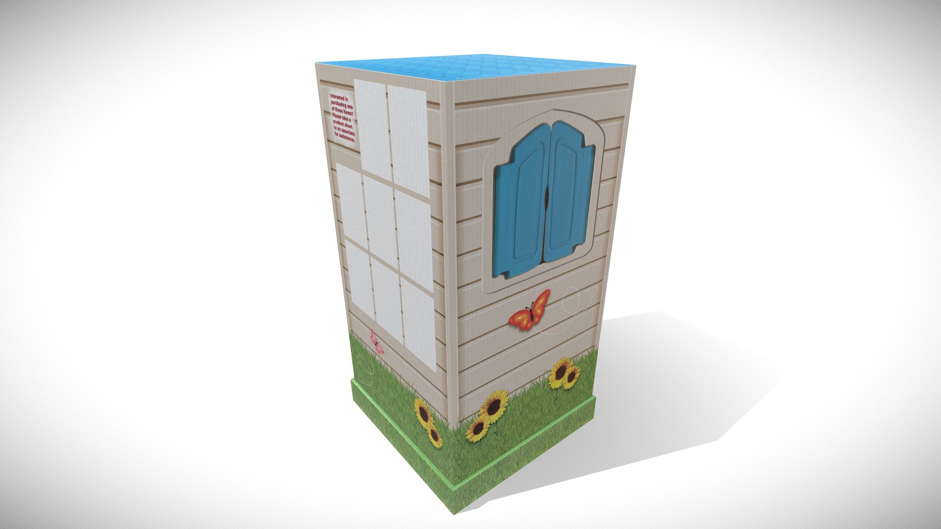 4234 Kohls Merchandiser - 3D model by jermzig [b9a6f55] - Sketchfab