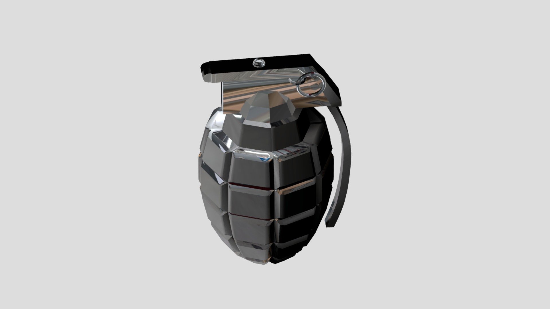 Hand grenade - 3D model by its_popuji [b9a8218] - Sketchfab