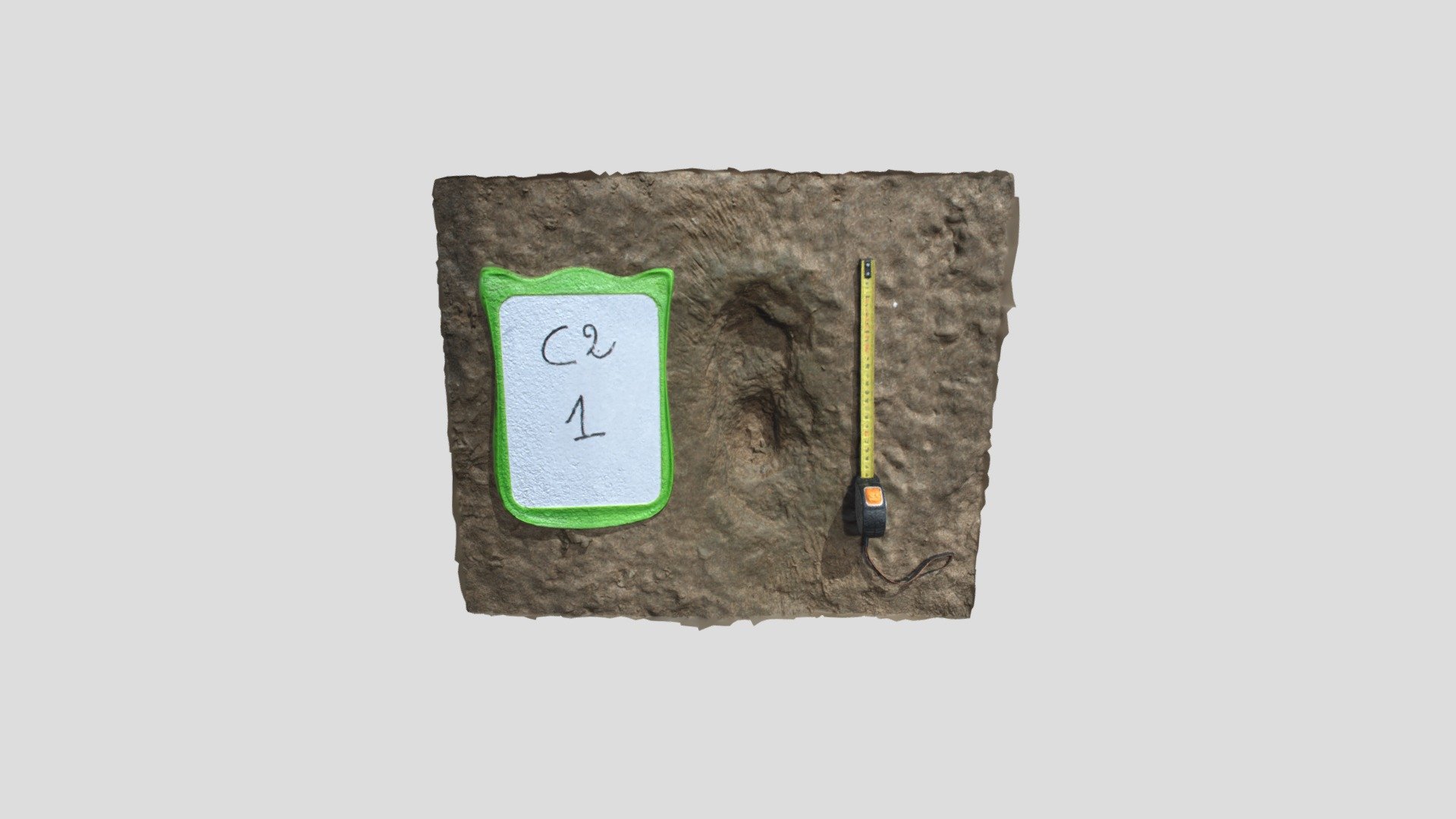 Empreinte C2-1 - 3D model by glenbulot [b9a8f3e] - Sketchfab