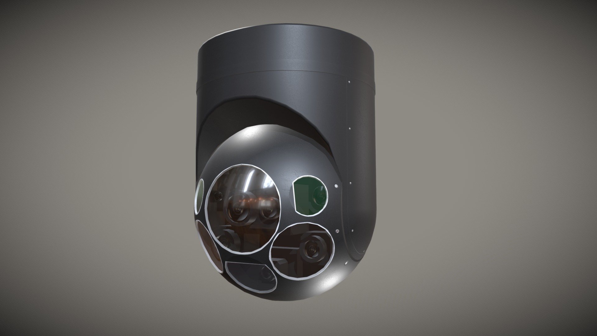 Camera FLIR Star Safire III - Buy Royalty Free 3D model by pukamakara ...