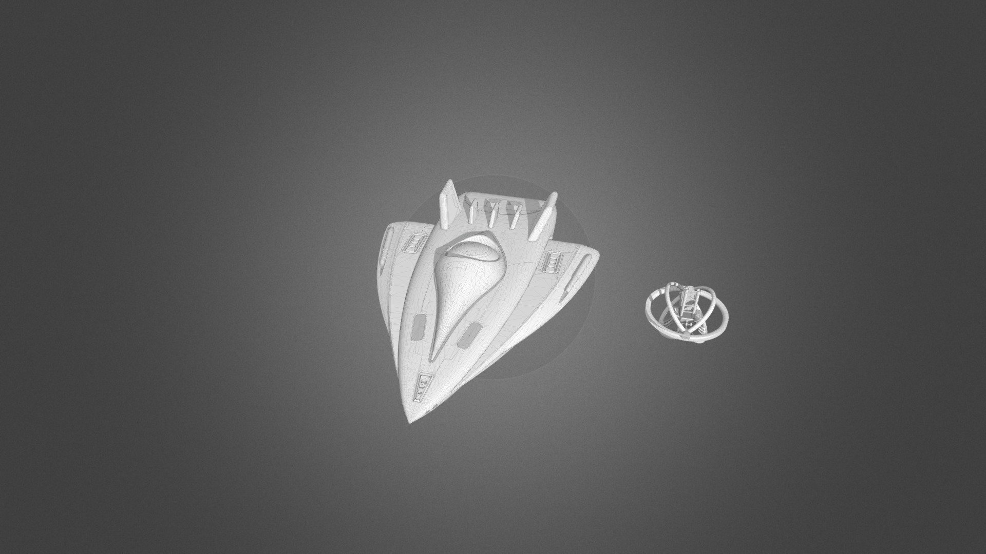 The Arrow (Spaceship) - 3D model by Yuk Tin (@yuktin) [b9a90af] - Sketchfab