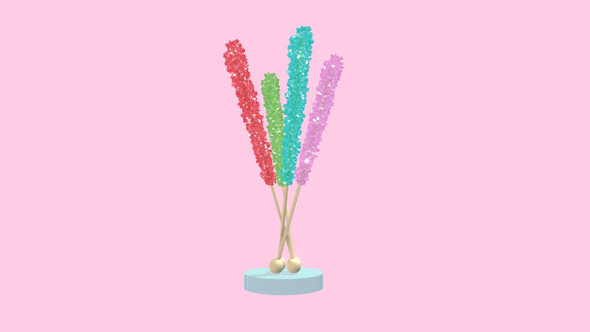 Rock Candy - 3D model by KineticPutty (@Modelrom) [b9aa09b] - Sketchfab