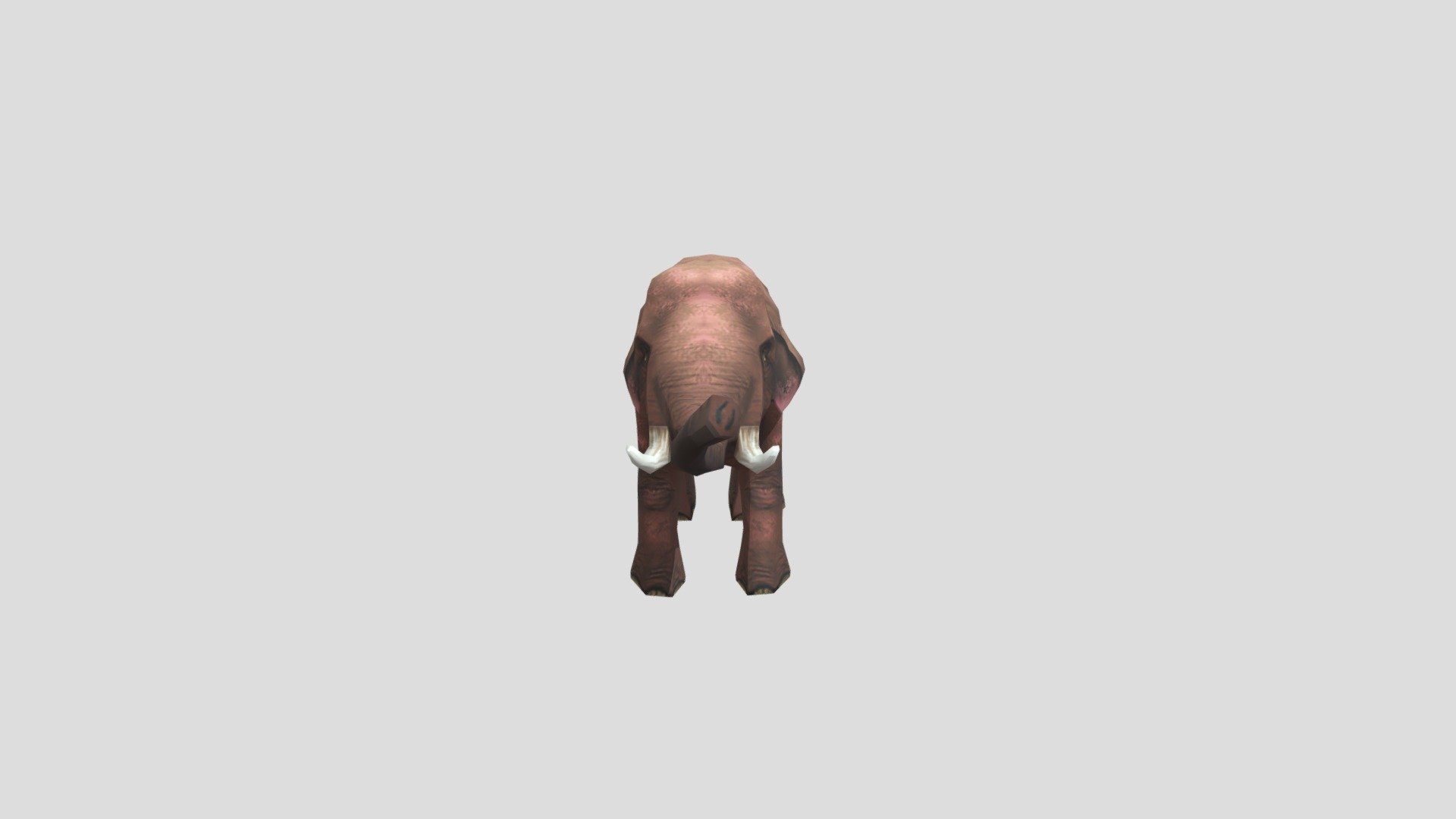 Asian Elephant Male (Zoo Tycoon 2) - Download Free 3D model by planeta ...