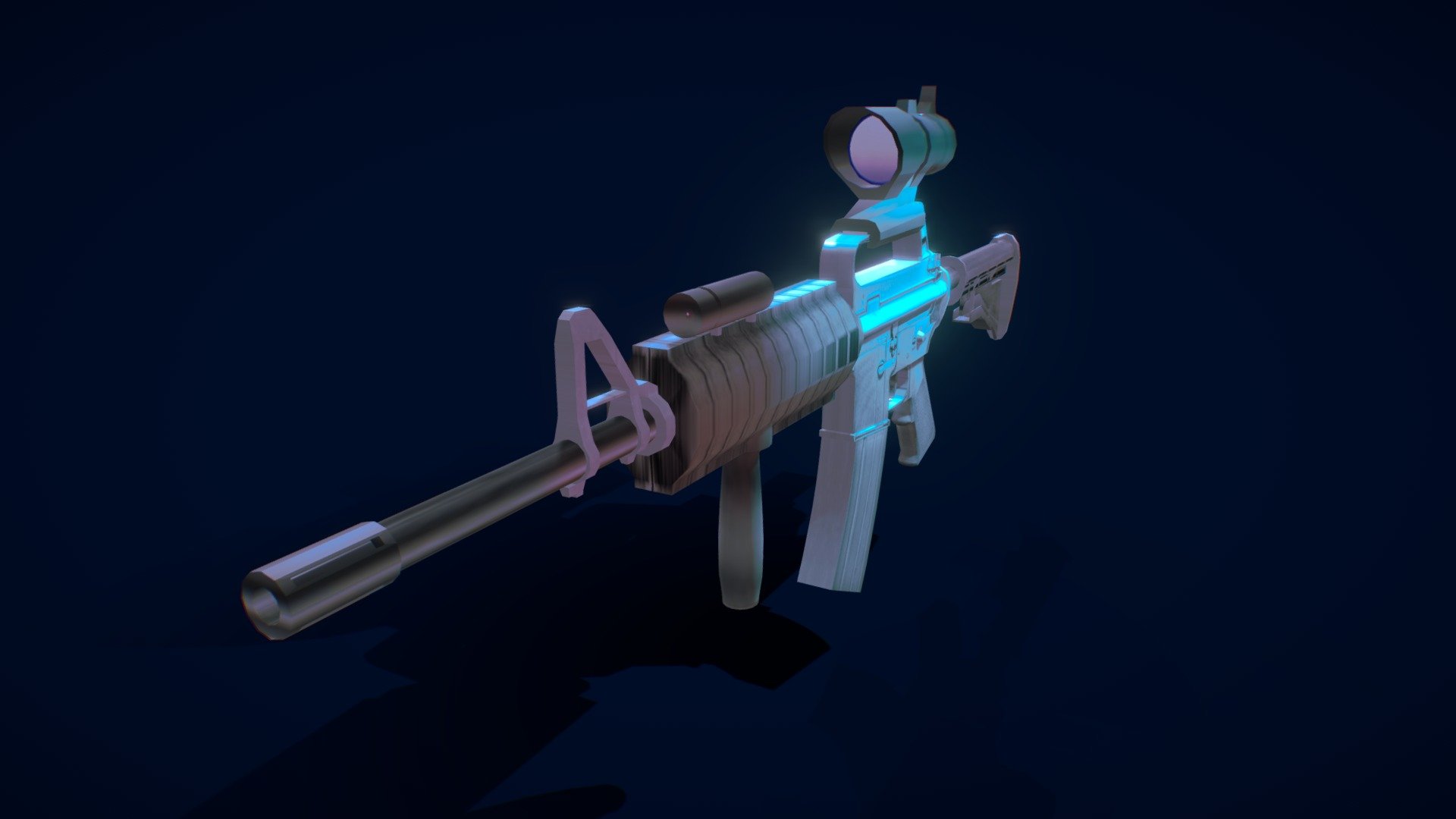 Rifle - 3D model by AnonyMoo [b9aa339] - Sketchfab