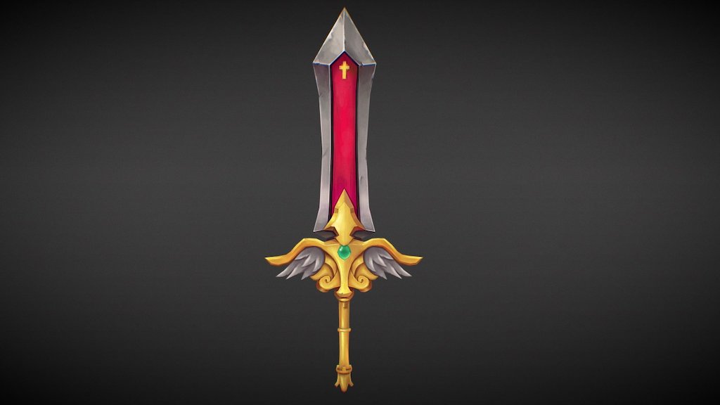 Aerial Sword - Download Free 3D model by mjwhiting [b9aa4de] - Sketchfab