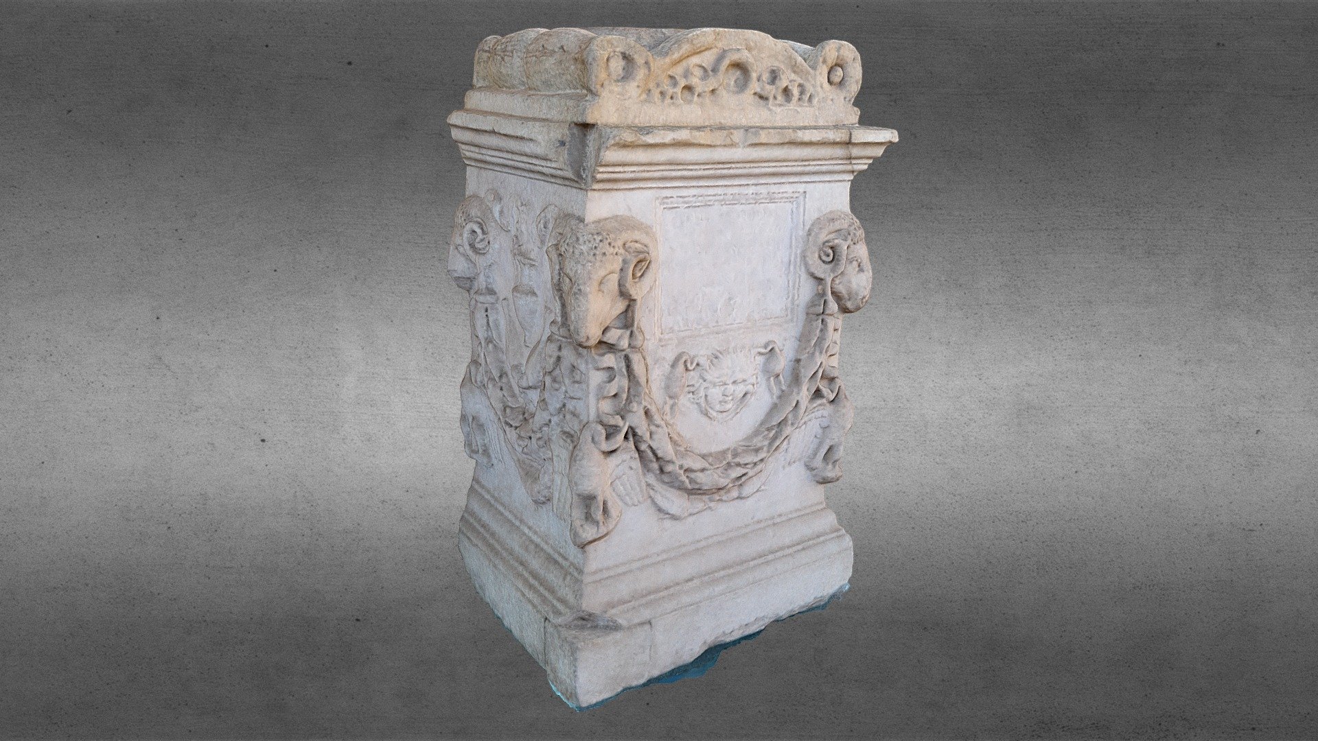 Roman funerary altar - 3D model by newtonribeiromachado [b9ab1bc ...