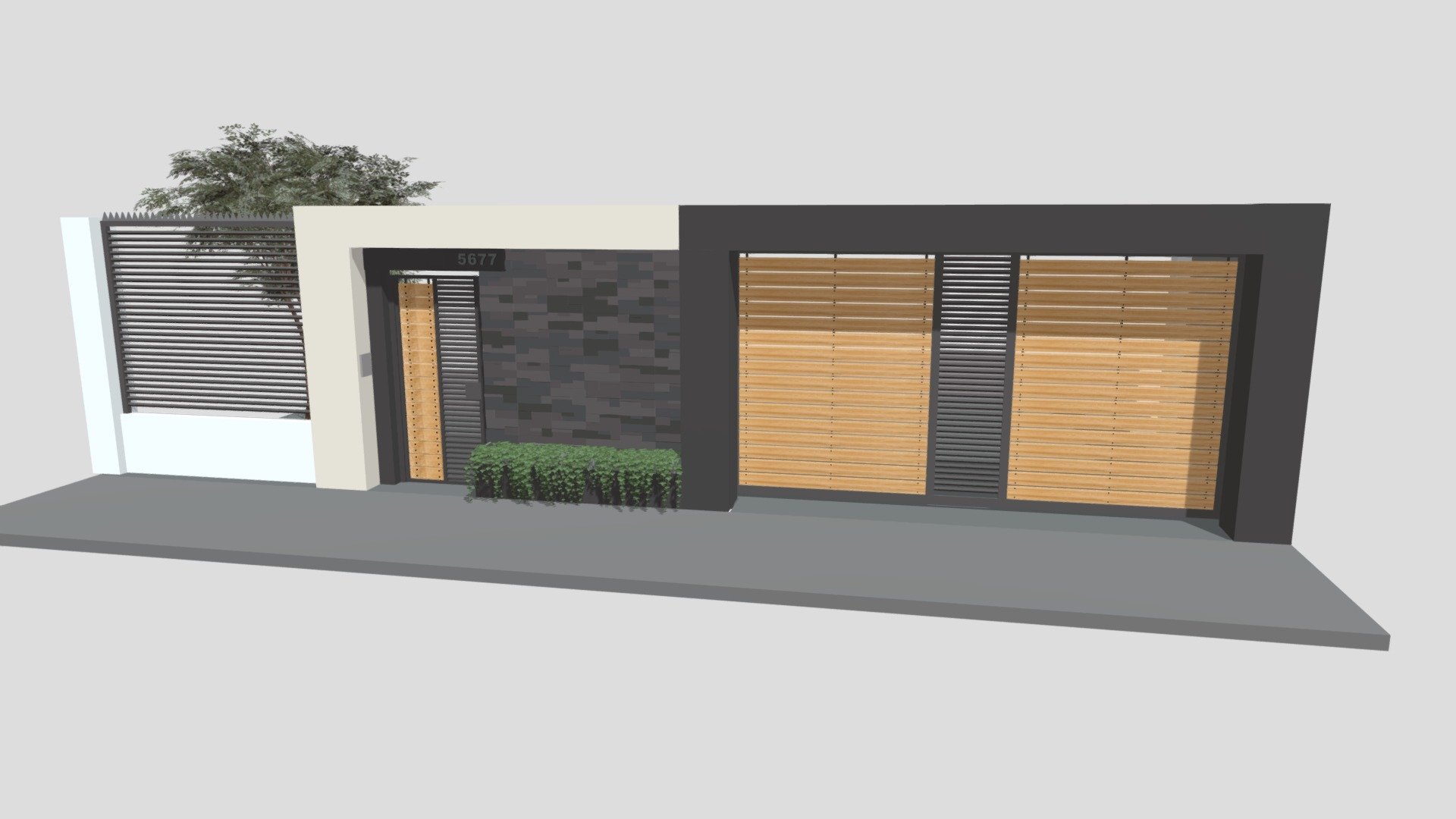 PROYECTO_FACHADA_CASA - 3D model by 3du [b9ad0b1] - Sketchfab