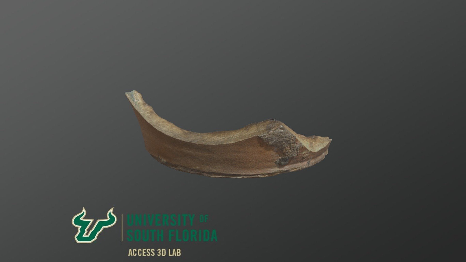 Salt-Glazed Stoneware Lower Base Sherd - 3D model by access3d [b9adfe5 ...