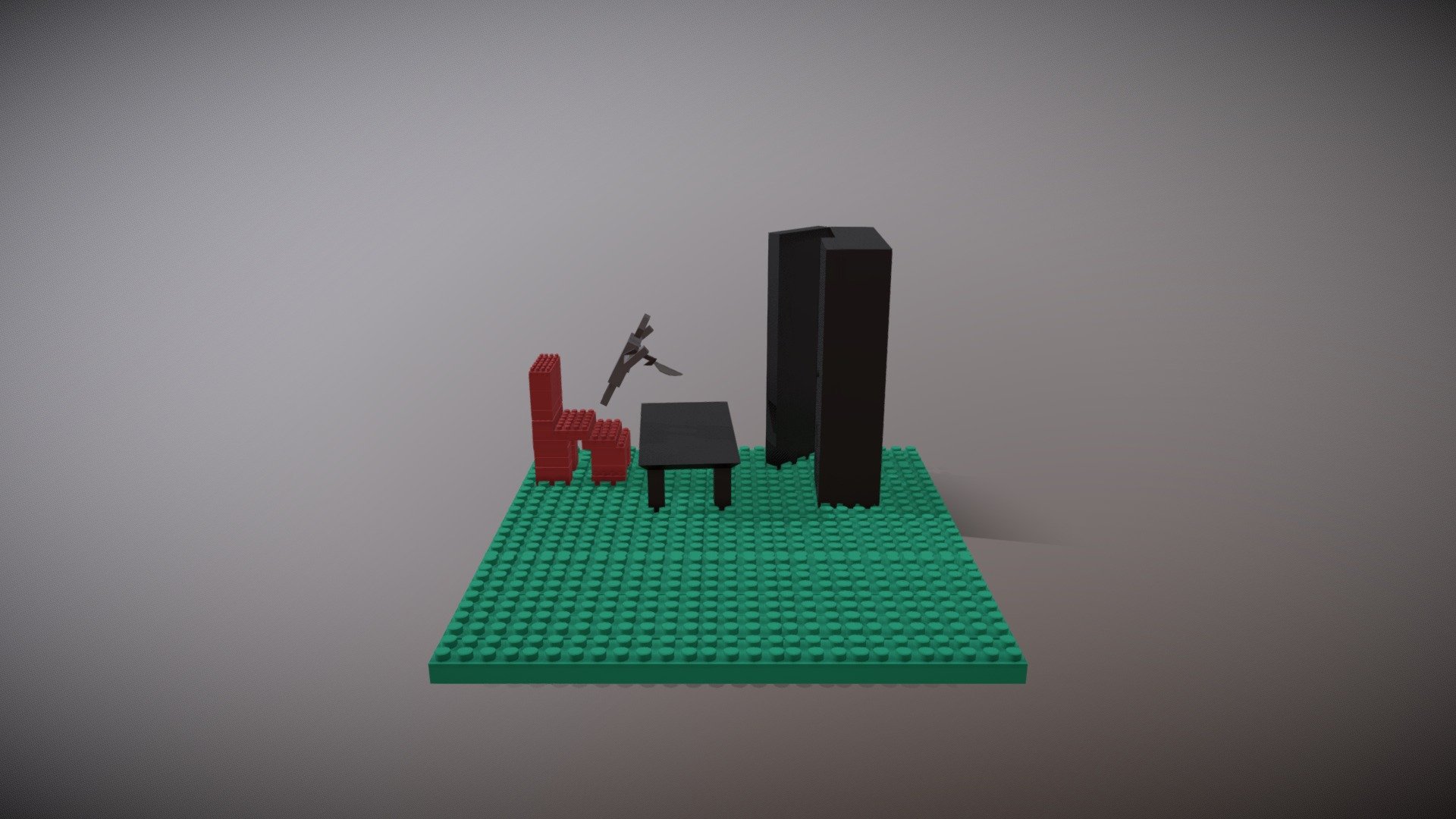 Murderous Robot VS Hidden Cabinet Monster - Download Free 3D model by ...