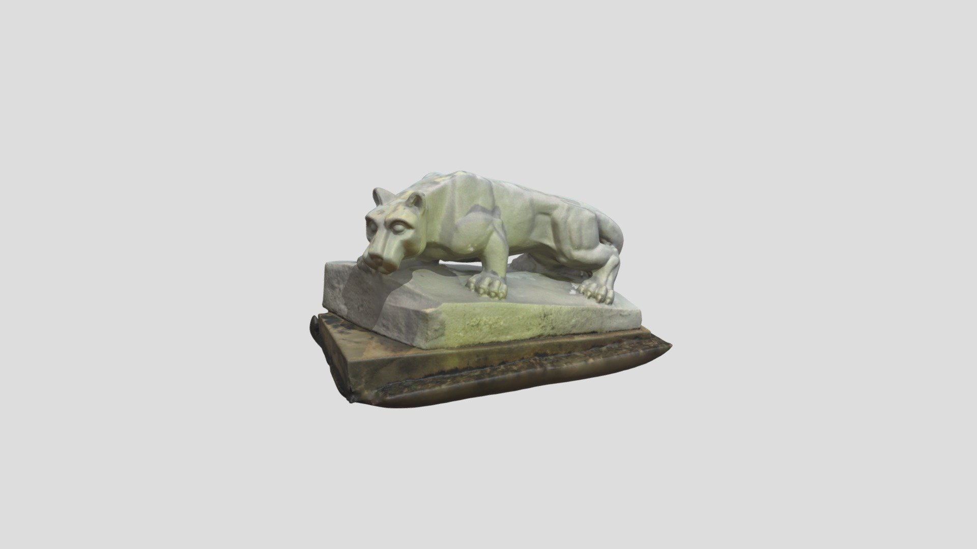 Penn State Behrend - Nittany Lion Statue - Download Free 3D model by ...