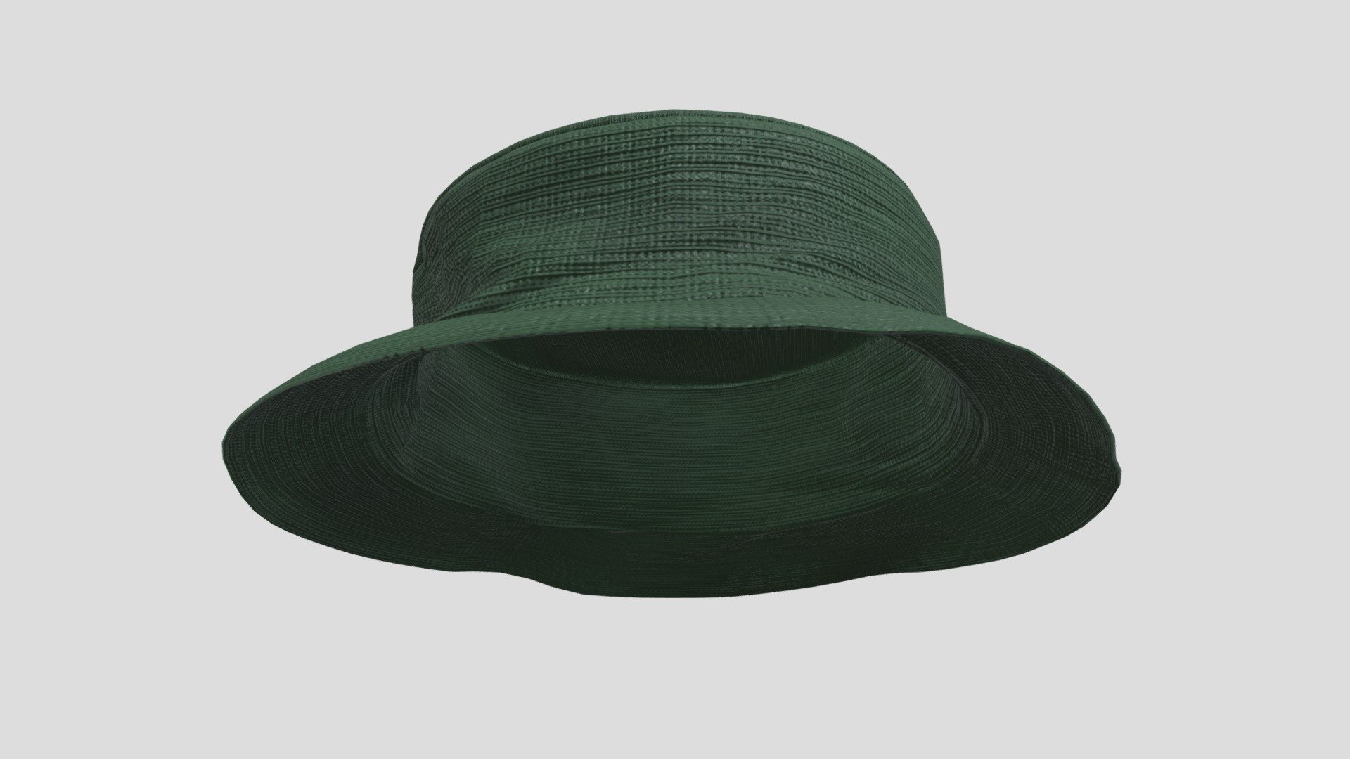 Forest Green Sun Hat - Download Free 3D model by ddineah0 [b9ae913 ...