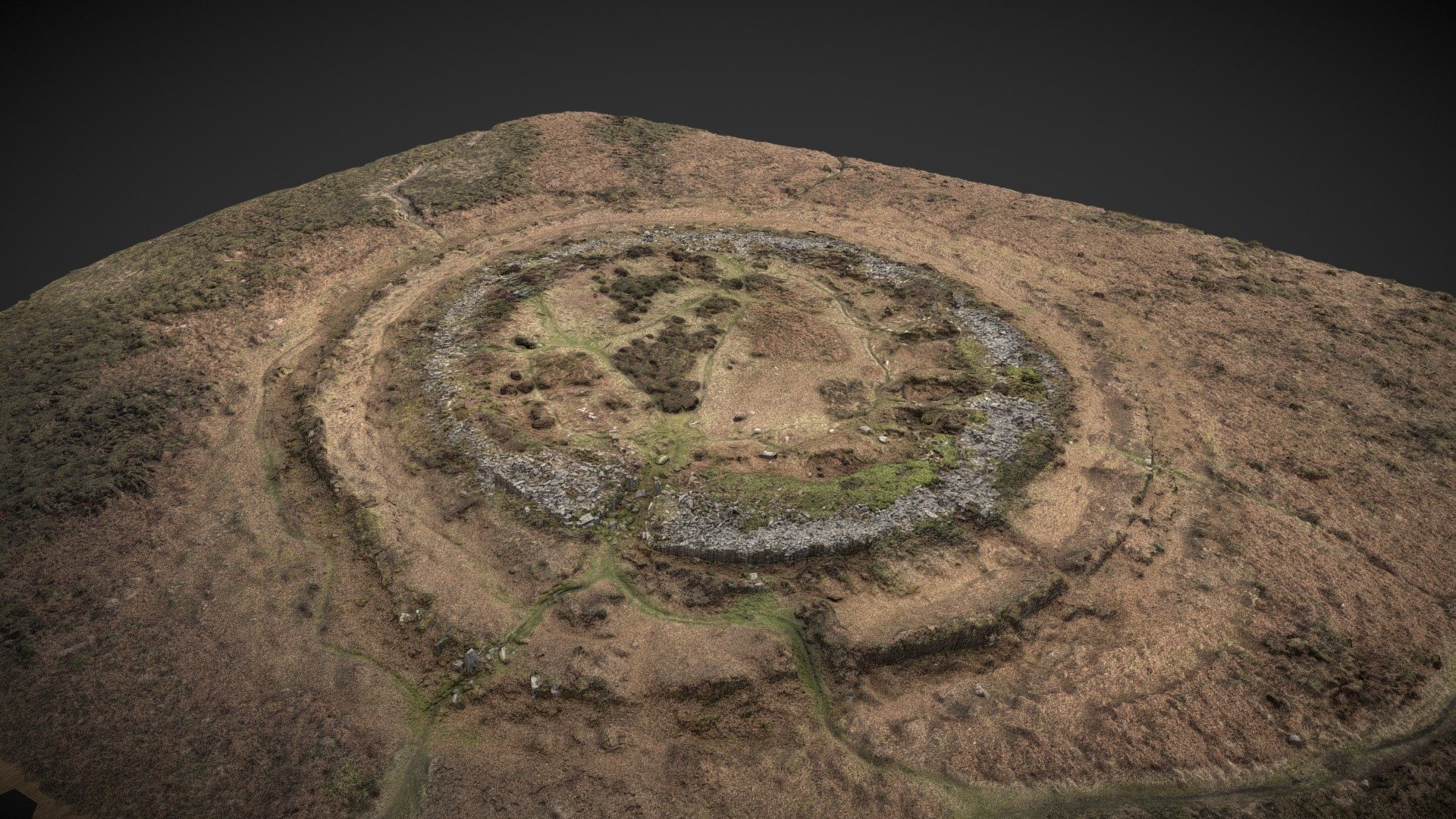 Chun Castle - Cornwall - 3D model by 3deep [b9b1946] - Sketchfab