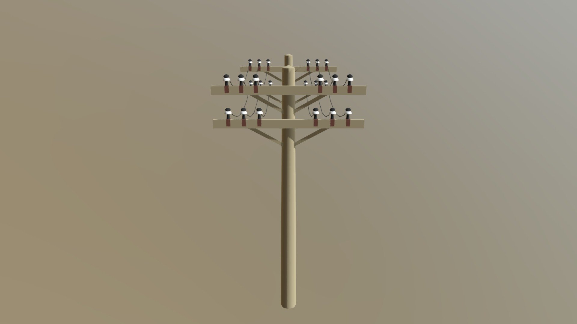 Telephone Pole - Download Free 3D model by jaimerog [b9b2d4d] - Sketchfab