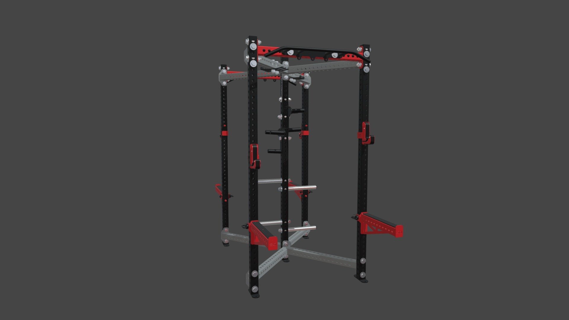 Traid Double Half Rack - 3D model by Straydog Strength (@dpurdy ...