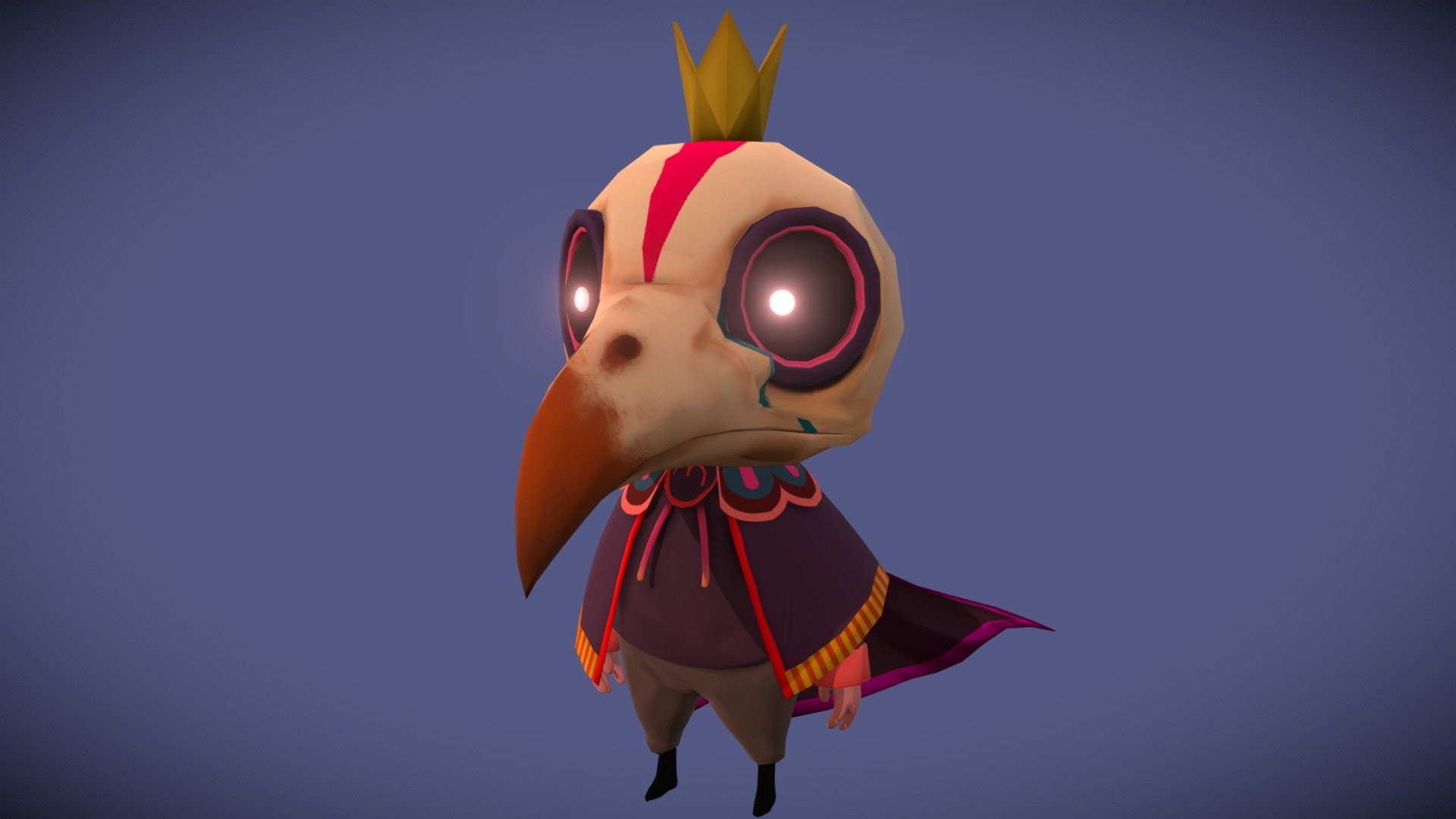 Bird King 3D - Buy Royalty Free 3D model by Kauan Miguel (@kauan.3d.art ...