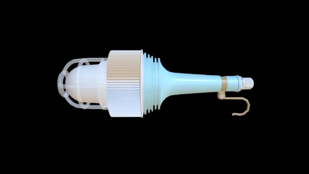 SOP HG-LMU03050 LED HAND LAMP IP56 WITH PC GUARD - 3D model by BH ...