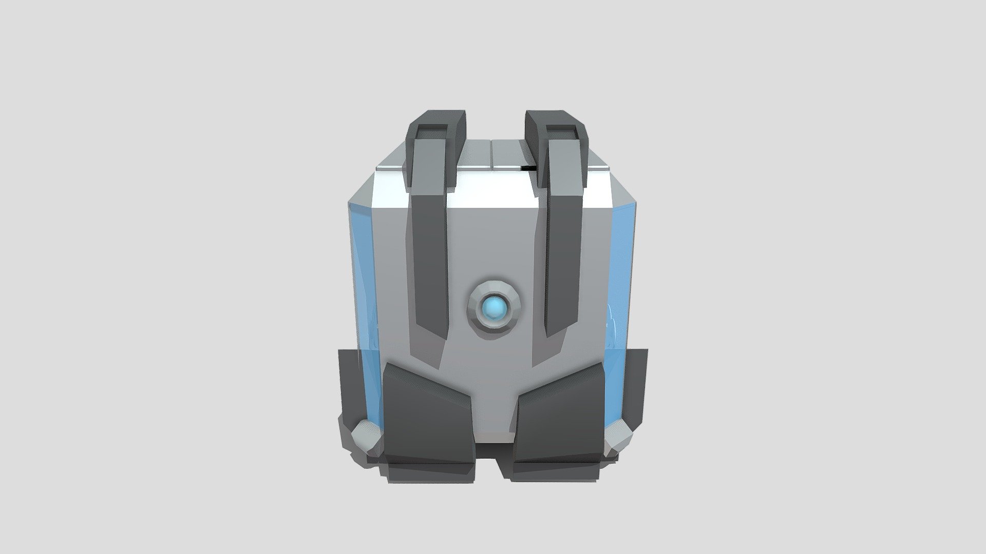 futuristic box design - 3D model by WillPalmer [b9bac5d] - Sketchfab