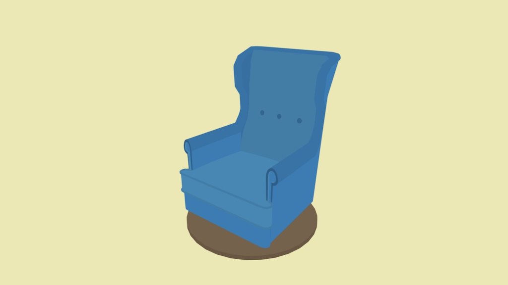 30Days3D Day 15: Spring-Loaded Chair - 3D model by liamdev [b9bb632 ...