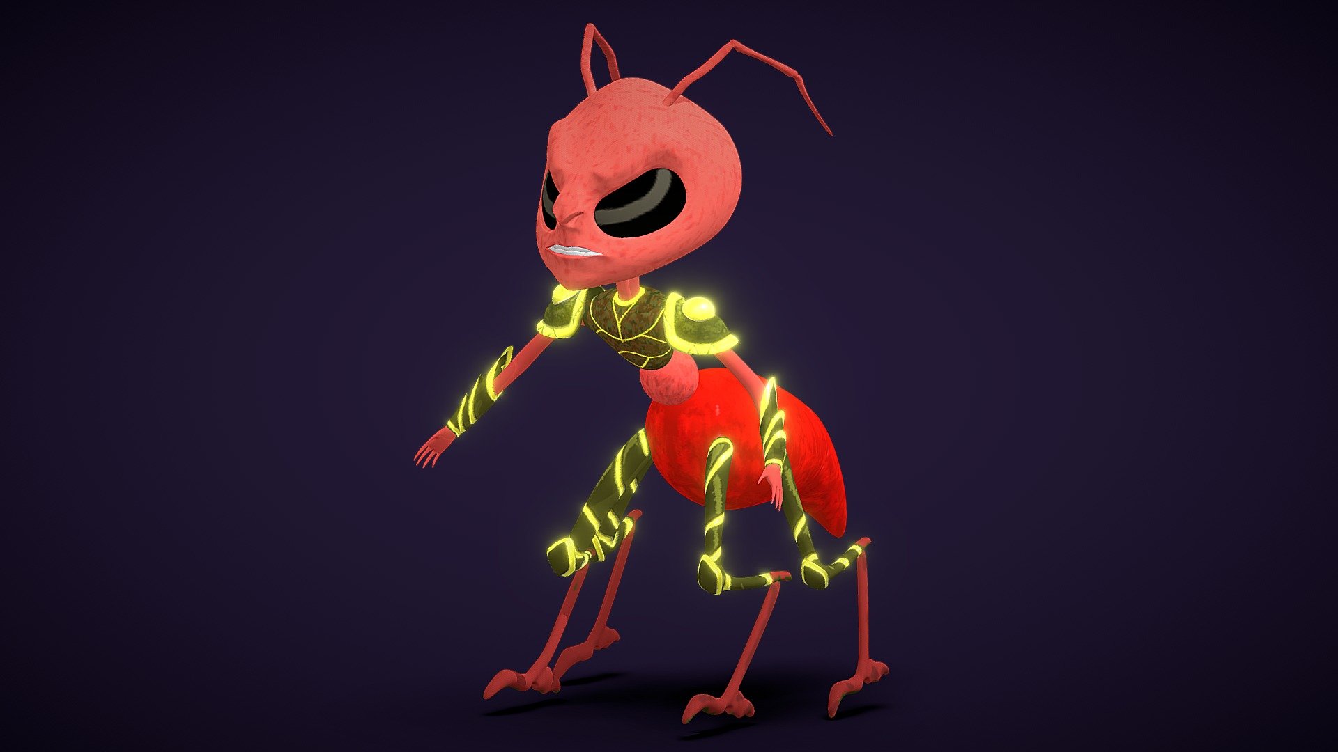 ant - 3D model by sunil.aduniversalstudio [b9bbc8a] - Sketchfab