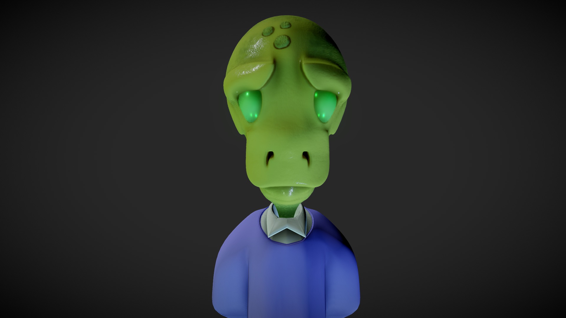 Alien dude - 3D model by Maxi Correa Schreyer (@maxicorreasch) [b9bbdff ...