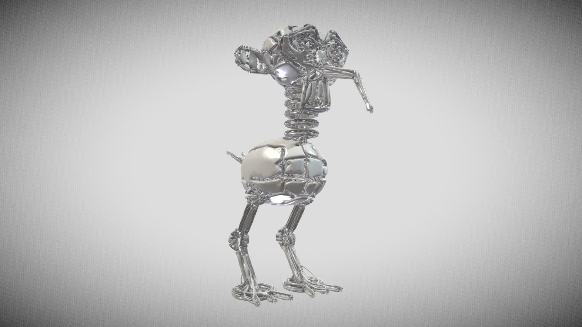 Mecha Bin Monkey Chicken 2021 - Download Free 3D model by Jimmy Gunawan ...
