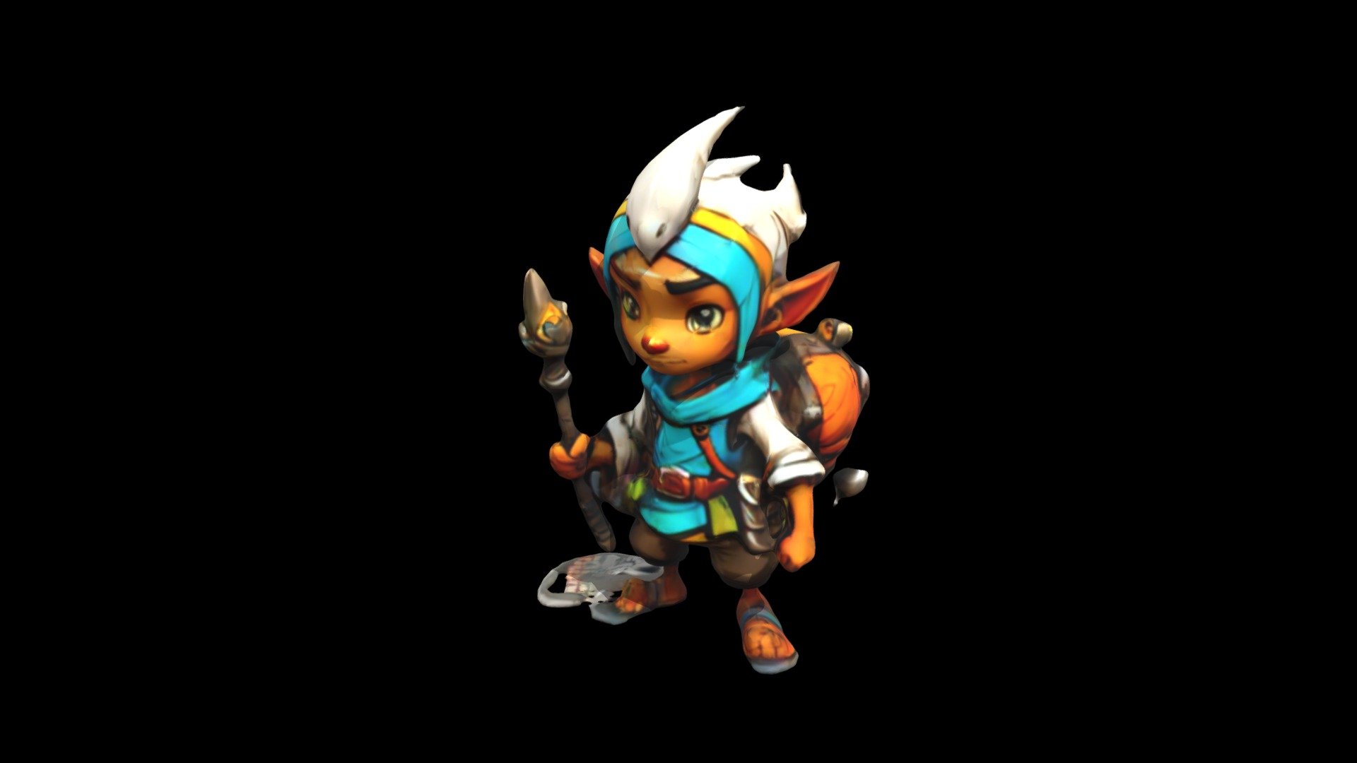 An illustrated sprite of an animated character. - Download Free 3D ...
