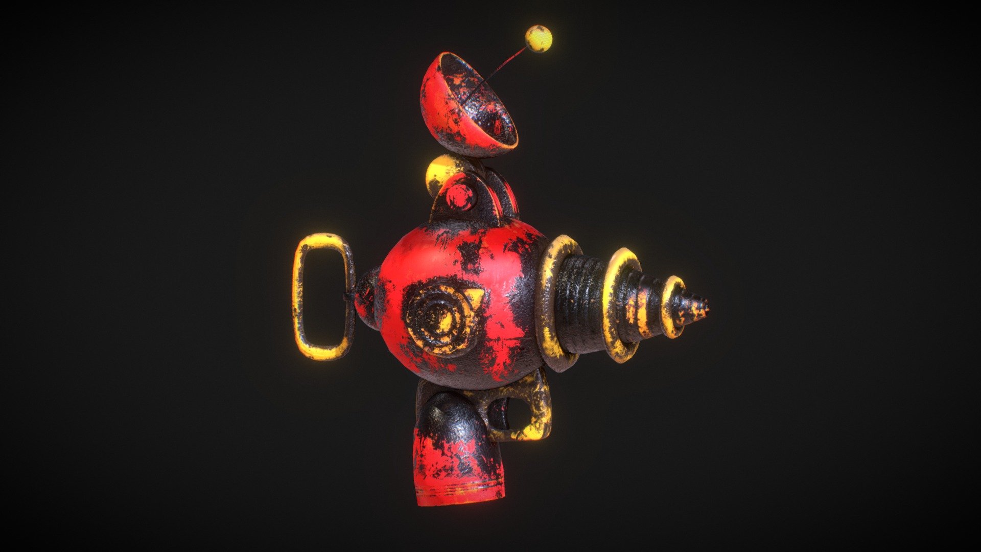 Burnt Toy Space Gun - Download Free 3D model by paulang [b9bf554 ...