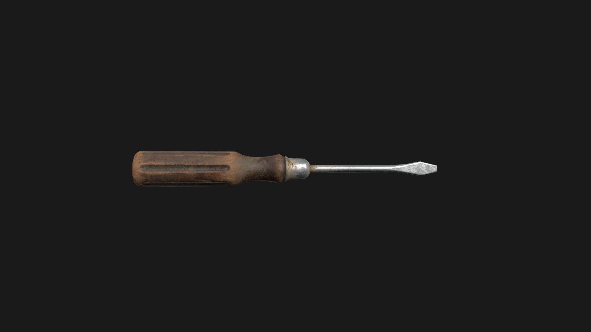 Screwdriver (wooden handle) - Download Free 3D model by Tanya Grimm ...