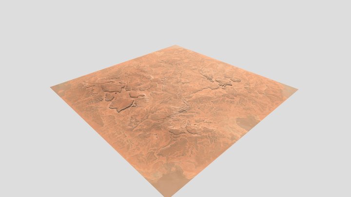 Desert-terrain 3D models - Sketchfab