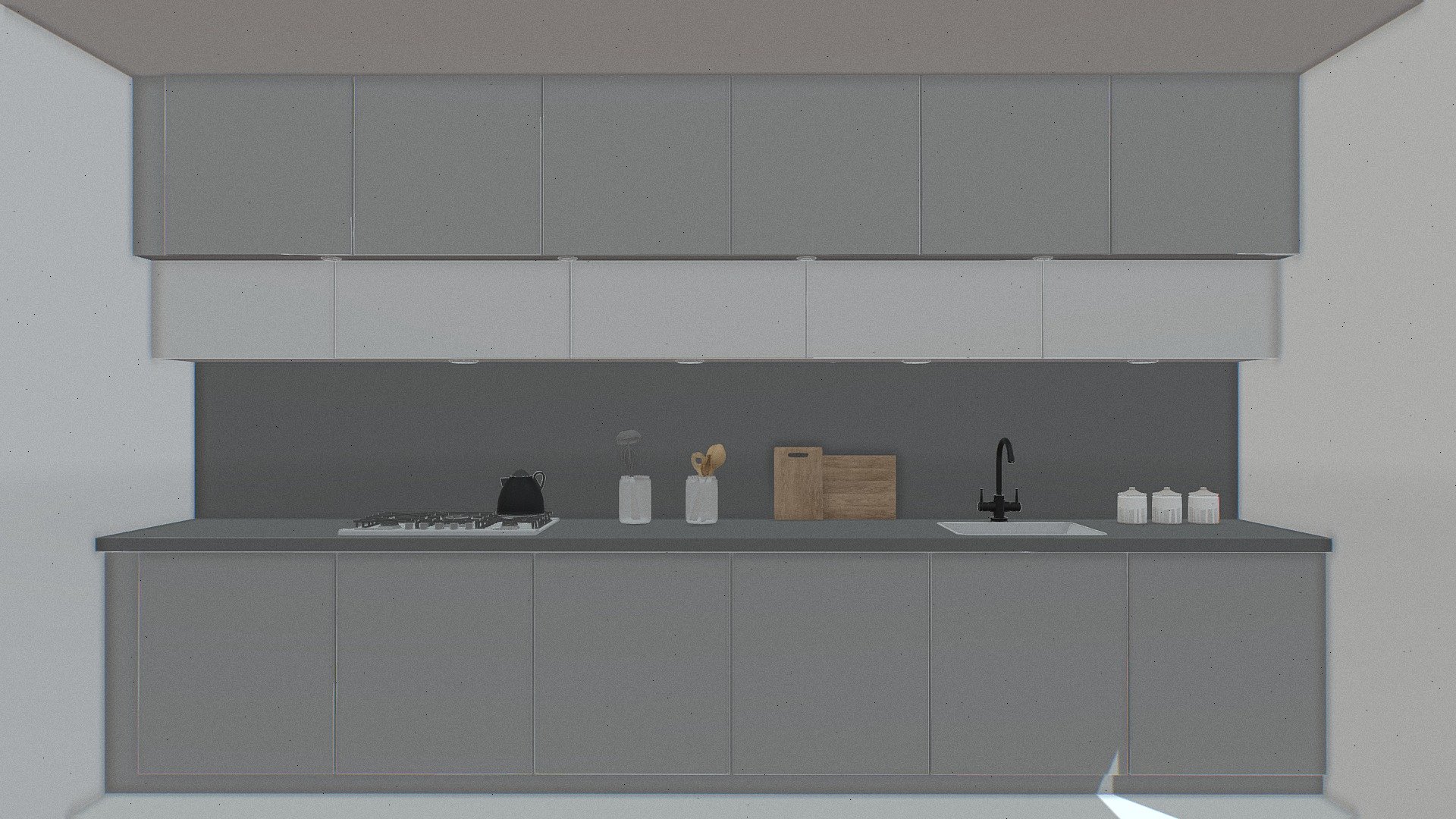 simple kitchen model 01 - Download Free 3D model by yeseniagil [b9c2107 ...