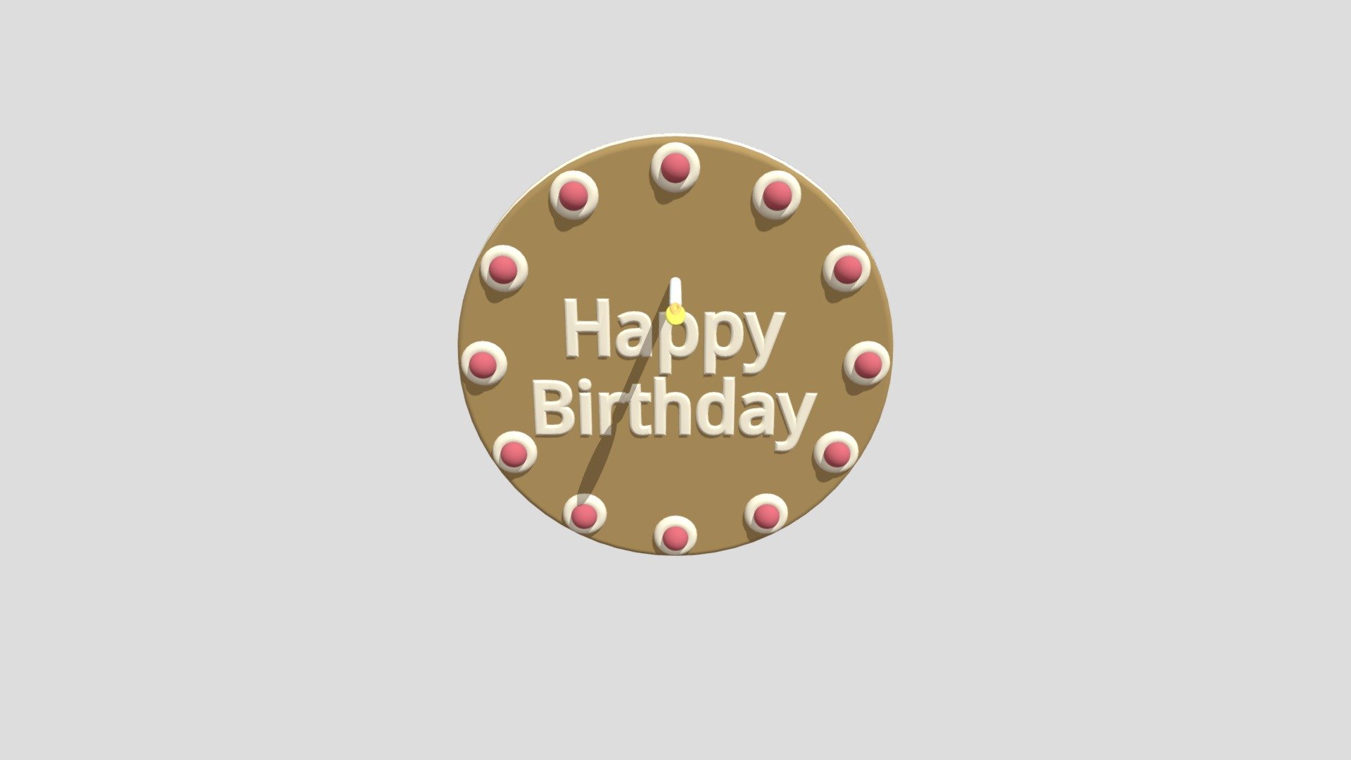 Parametric Birthday Cake by Brandon - Download Free 3D model by it ...