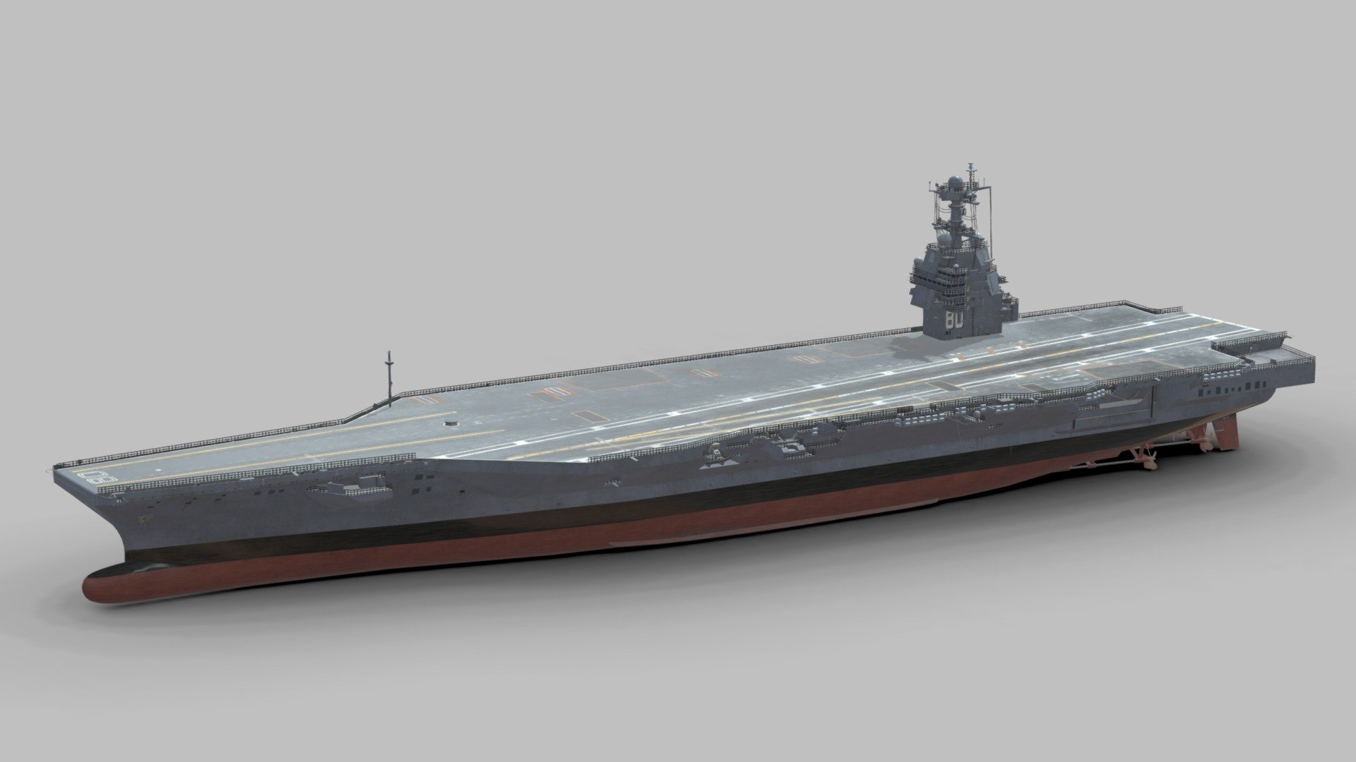 USS Enterprise CVN-80 Aircraft Carrier - Download Free 3D model by Muhamad Mirza Arrafi ...
