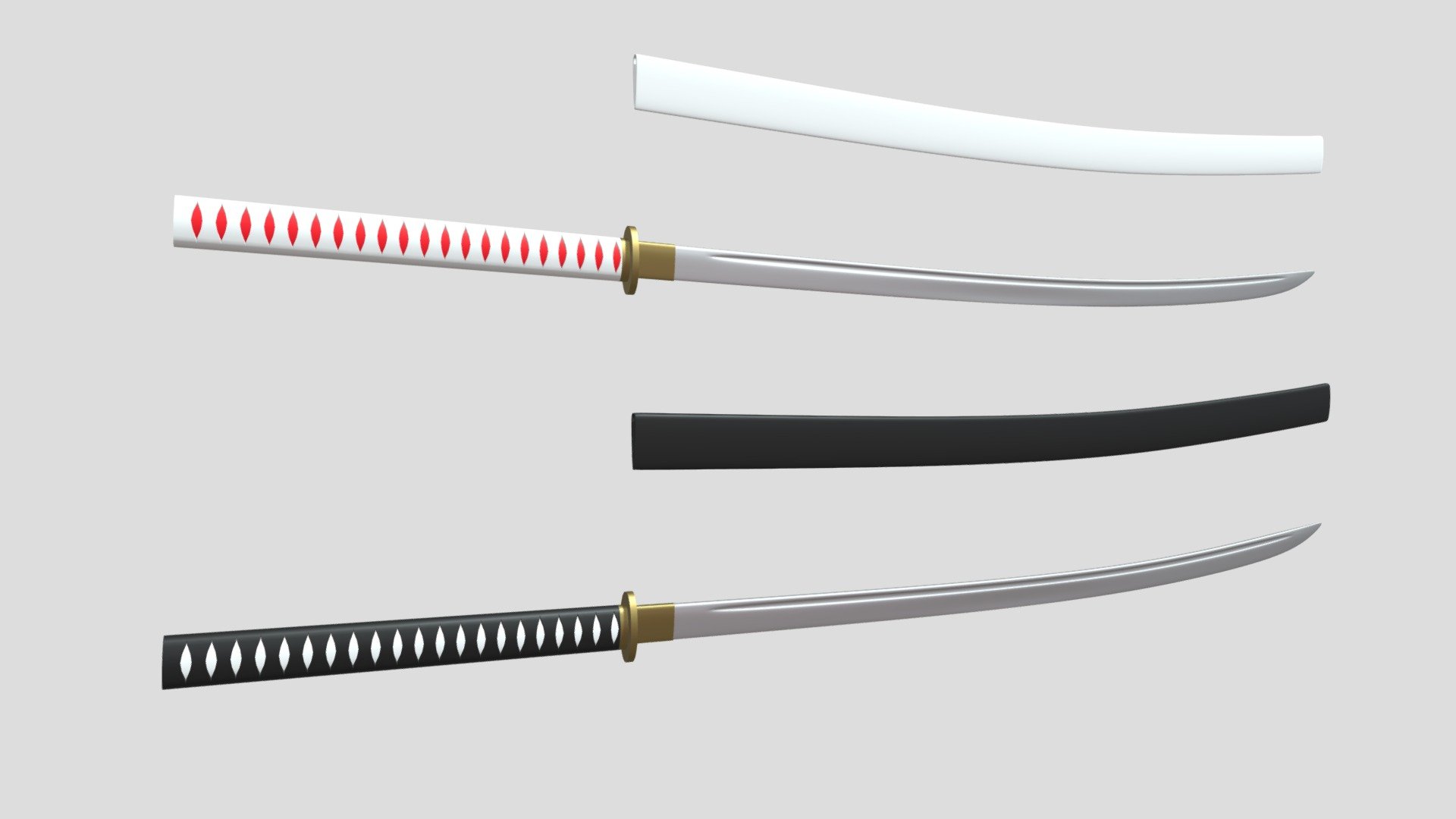 Katana Japanese Sword - Buy Royalty Free 3D model by Philip Storm ...