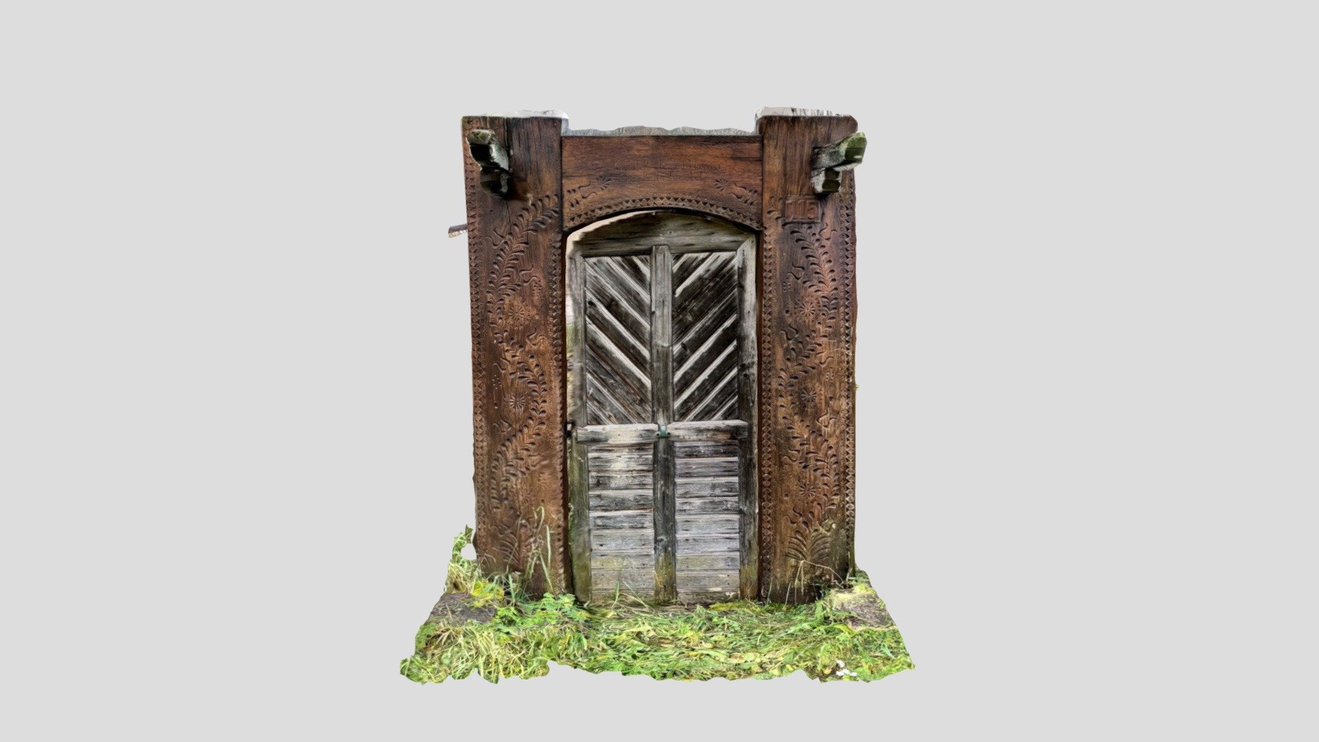 Poartă din Petrinzel, județul Sălaj - Download Free 3D model by ...