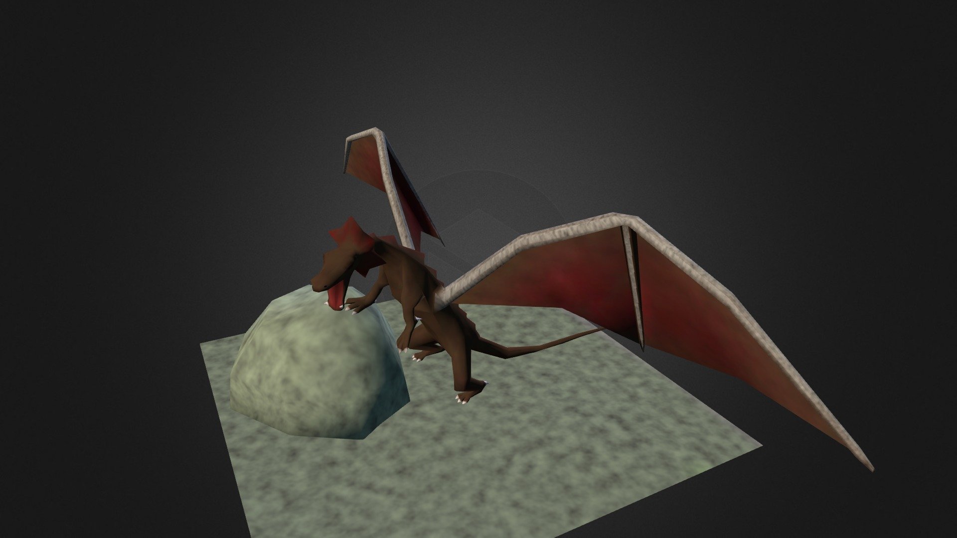 Low Poly Dragon - 3D model by esoneson [b9c7d87] - Sketchfab