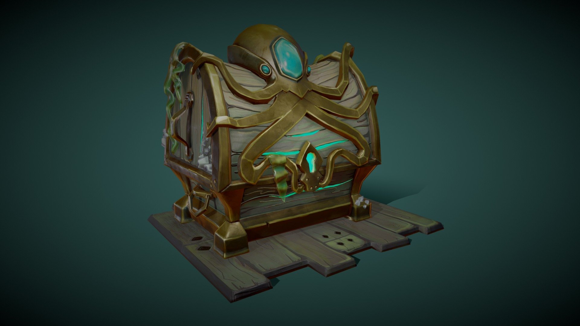 The treasure in the deep - 3D model by alesik [b9c8121] - Sketchfab