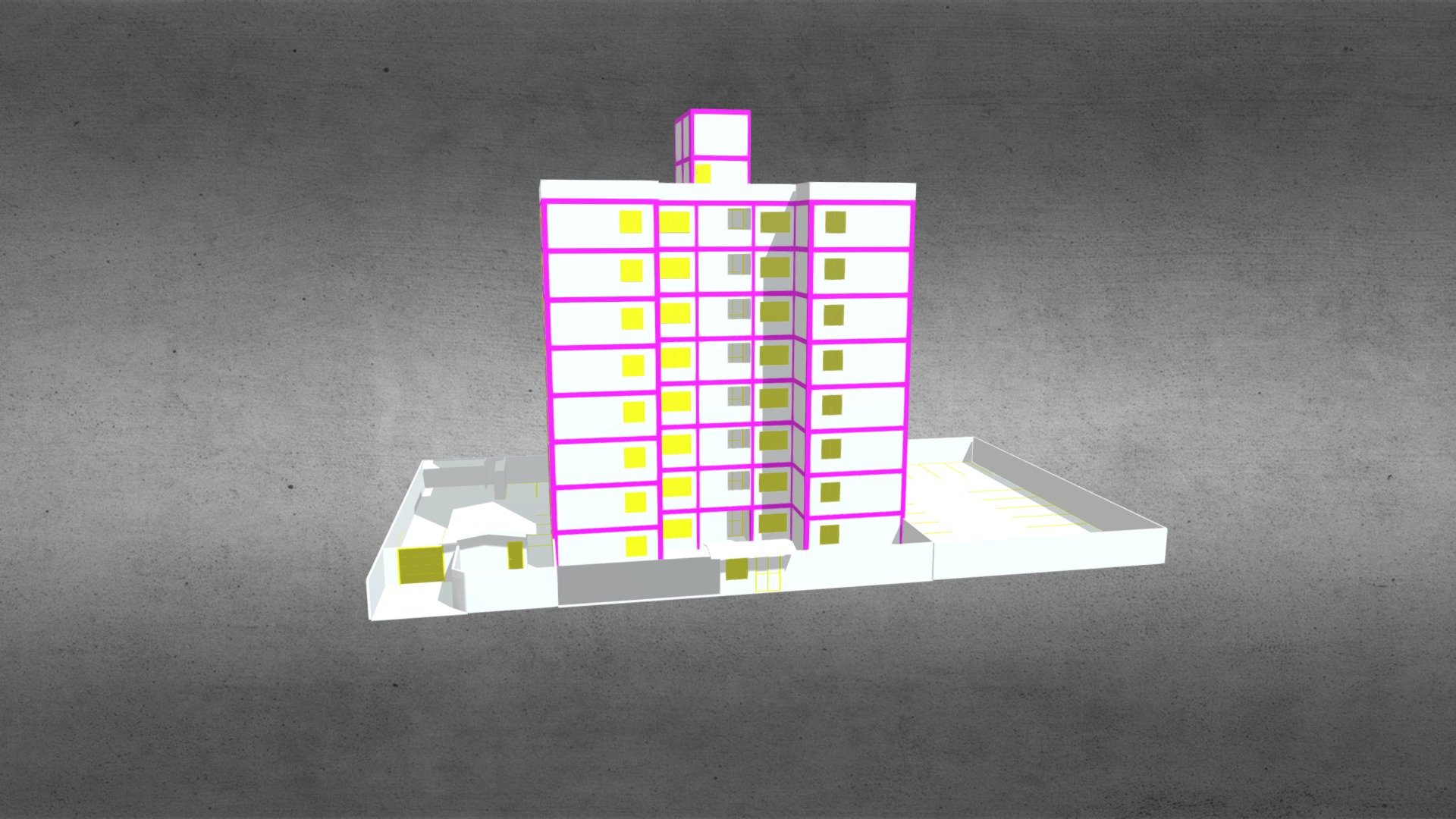Prédio Multifamiliar - 3D model by Wéllisson Bruno (@wellissonbruno) [b9c8632] - Sketchfab