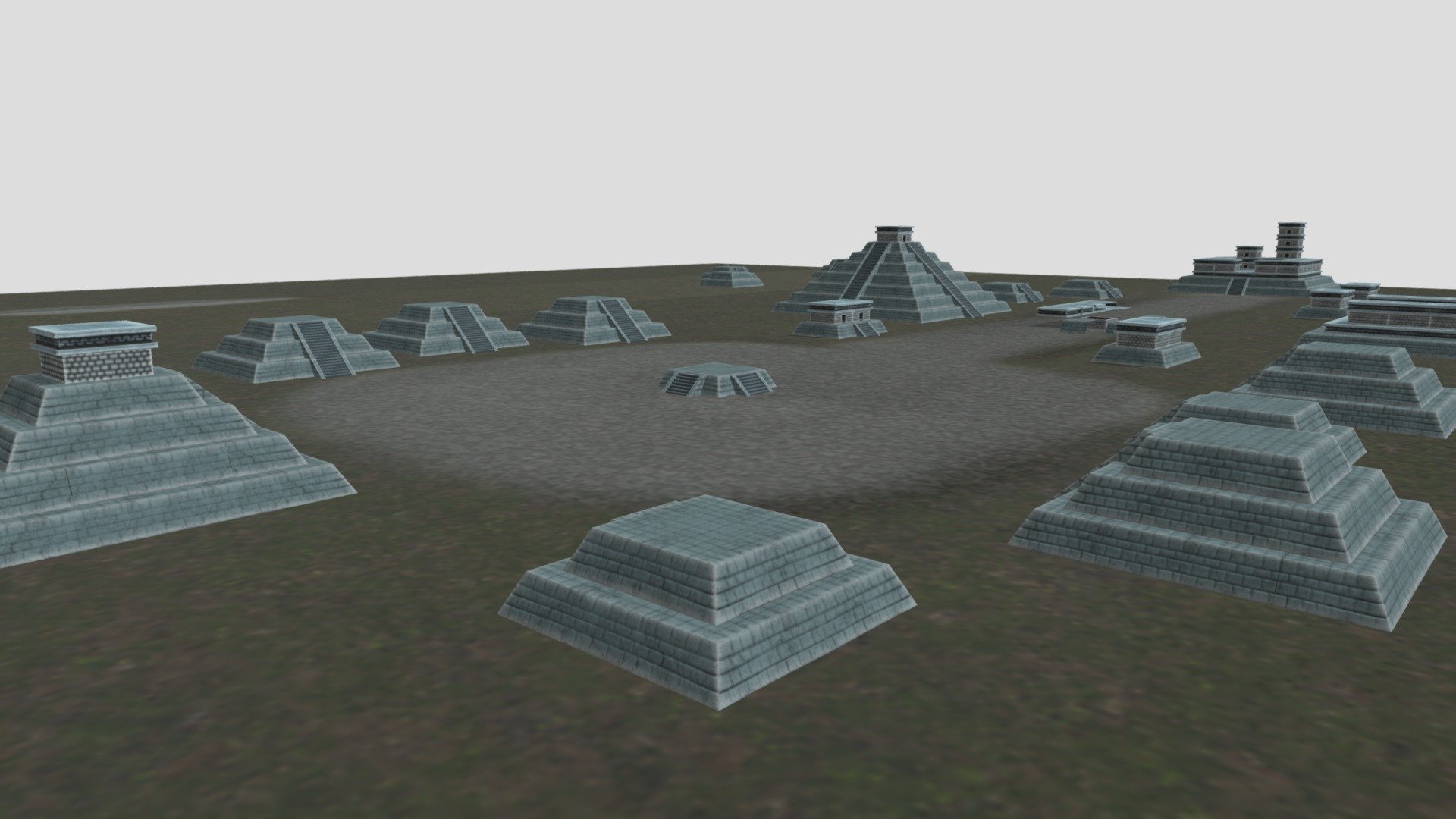 Maya city - 3D model by Alice Pereira (@alicepereira) [b9c926f] - Sketchfab