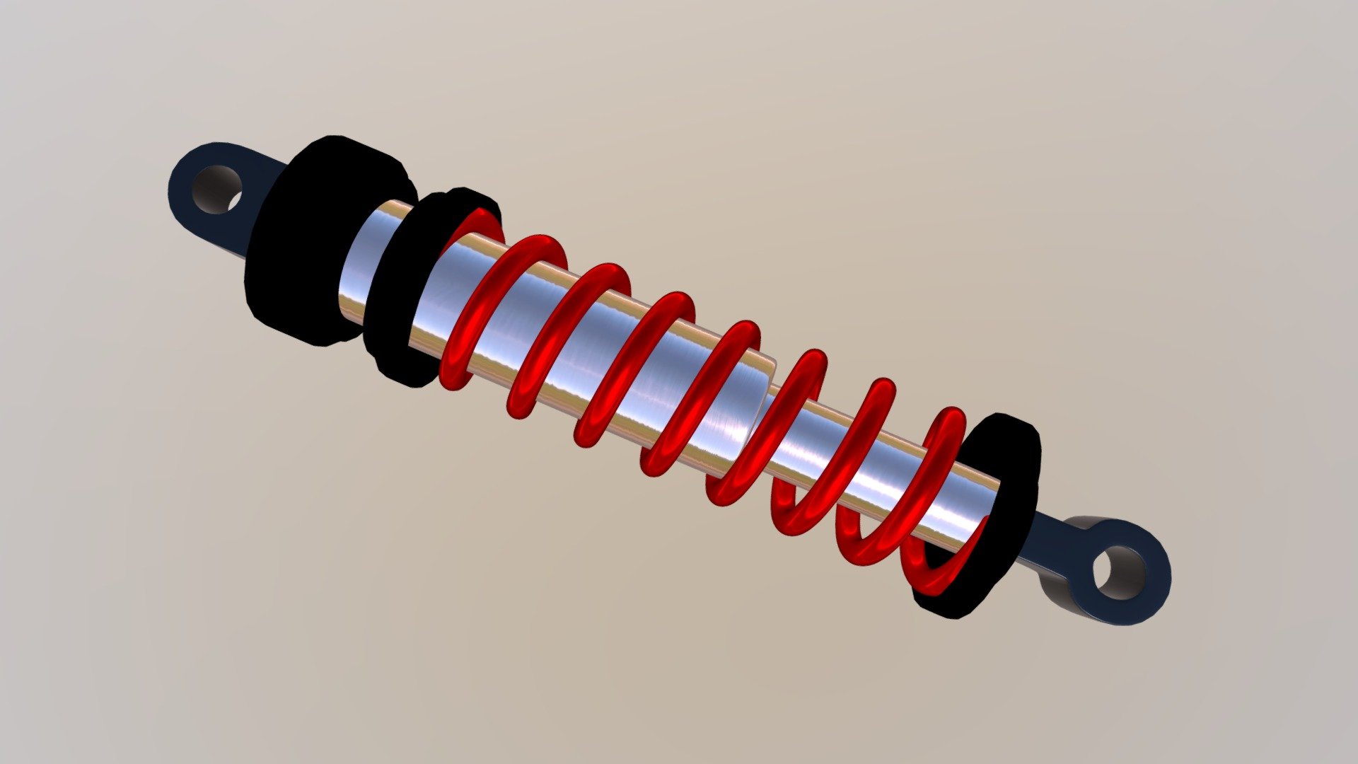 shock absorber - 3D model by Kenneth Klitgaard Jørgensen (@Kenneth.K.J ...