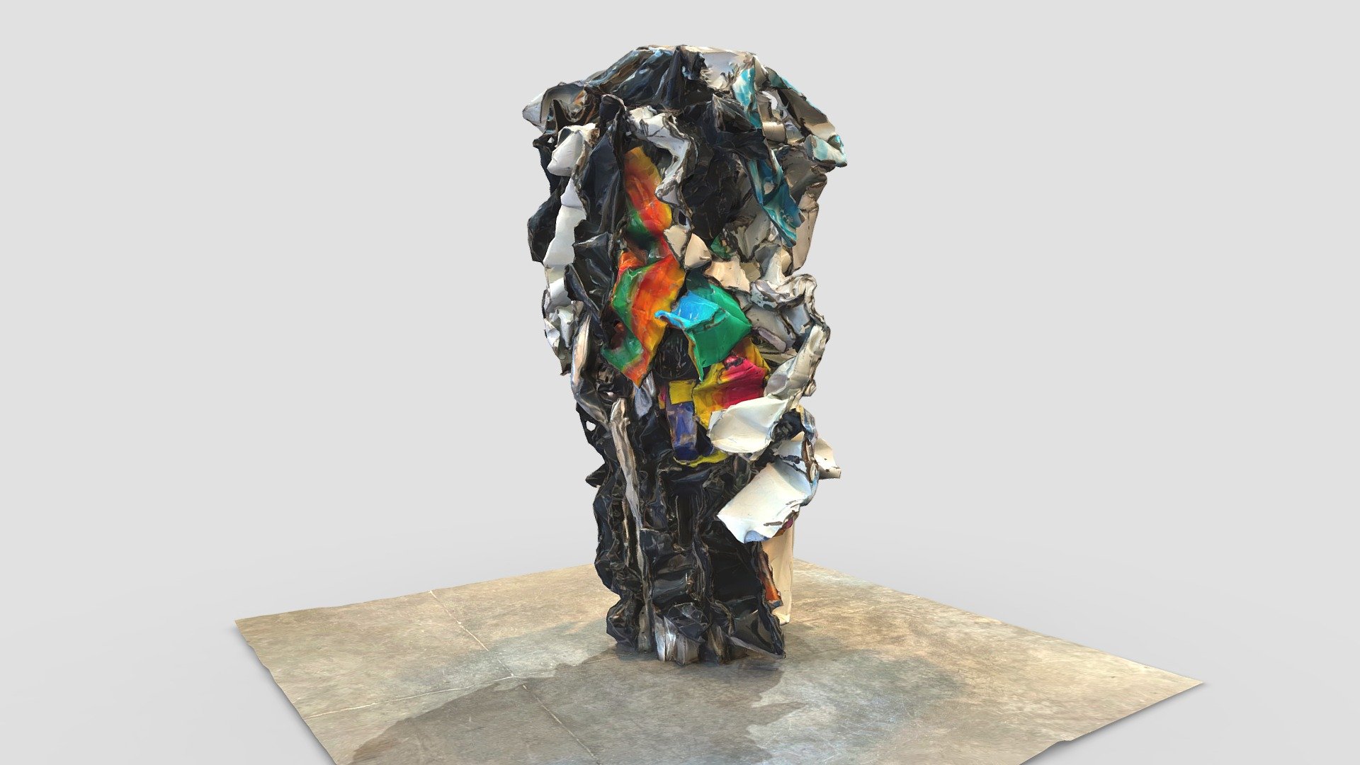 John Chamberlain - Dearie OSO Enseau, 1992 - 3D model by Stuart ...