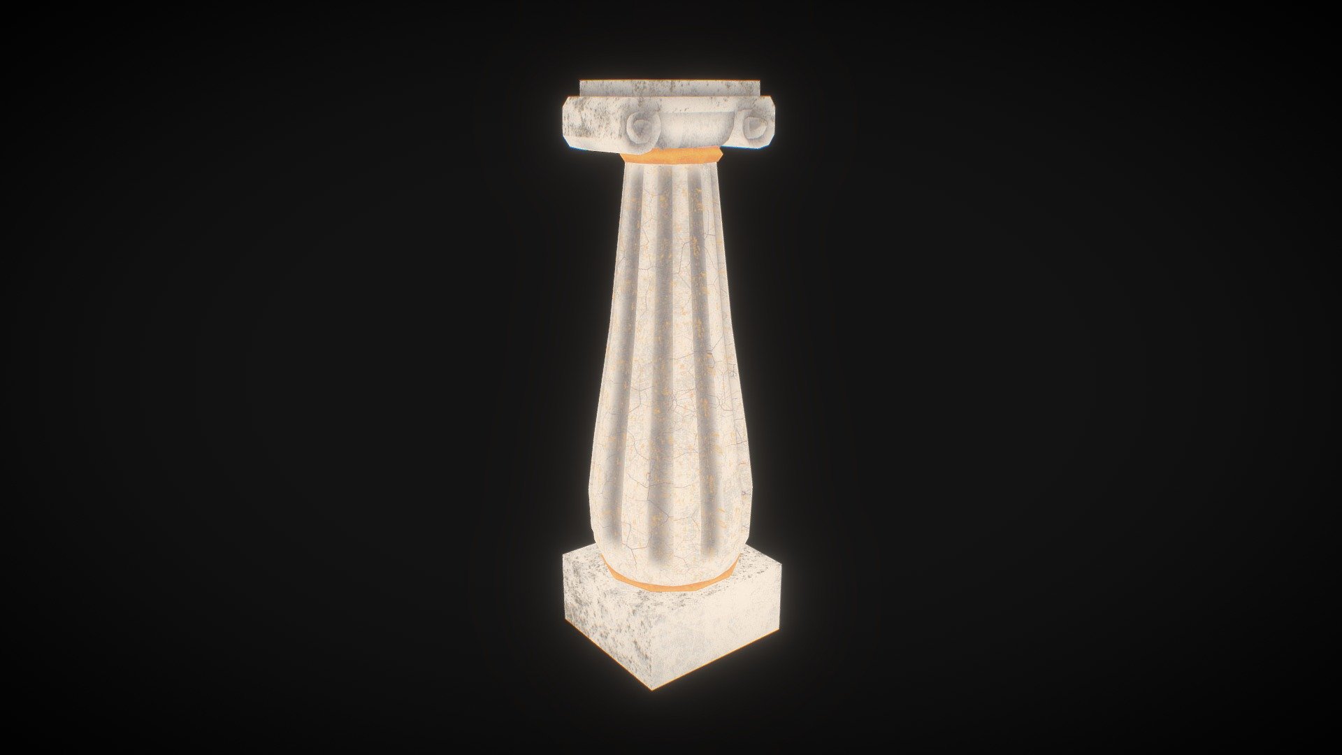 stylized ionic pillar - Download Free 3D model by saraelshenawy ...