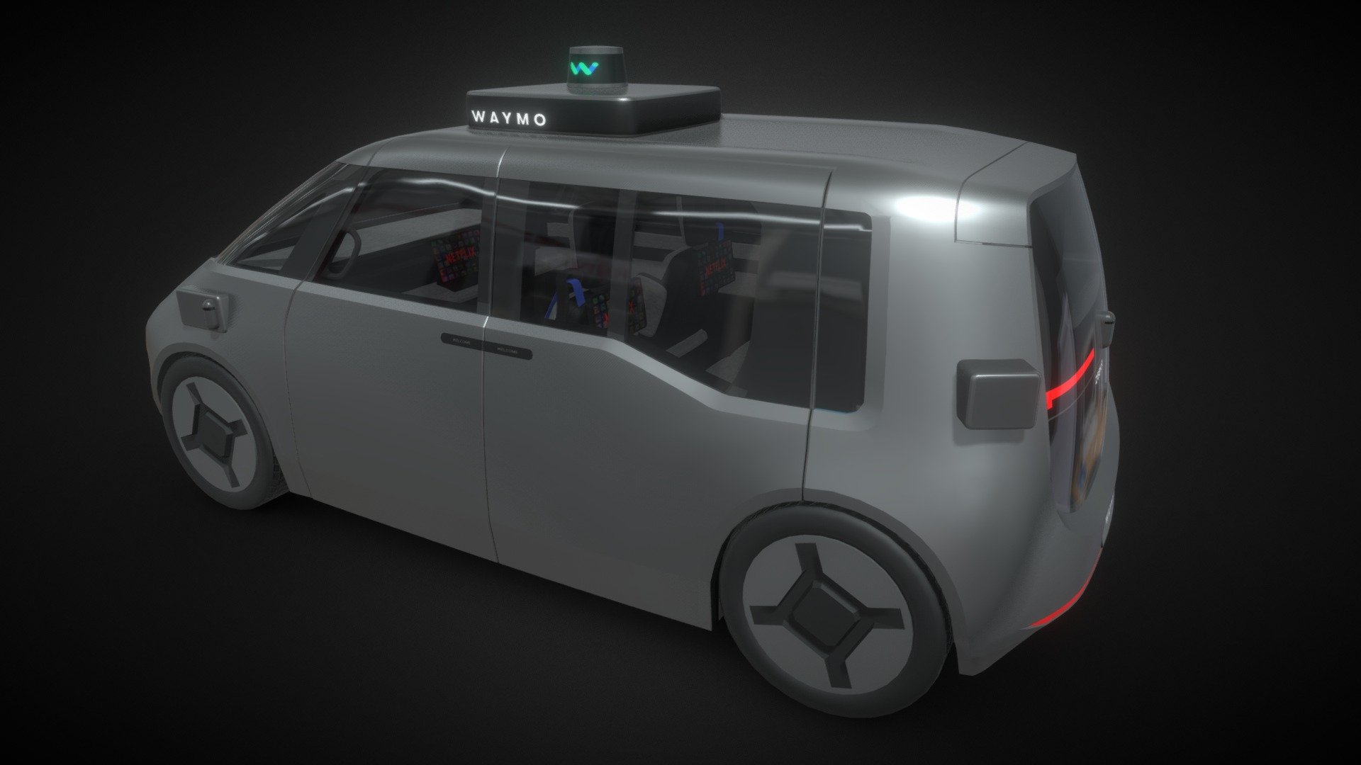 Zeekr Waymo - Buy Royalty Free 3D model by patrickgoud2 [b9cb94d] - Sketchfab Store