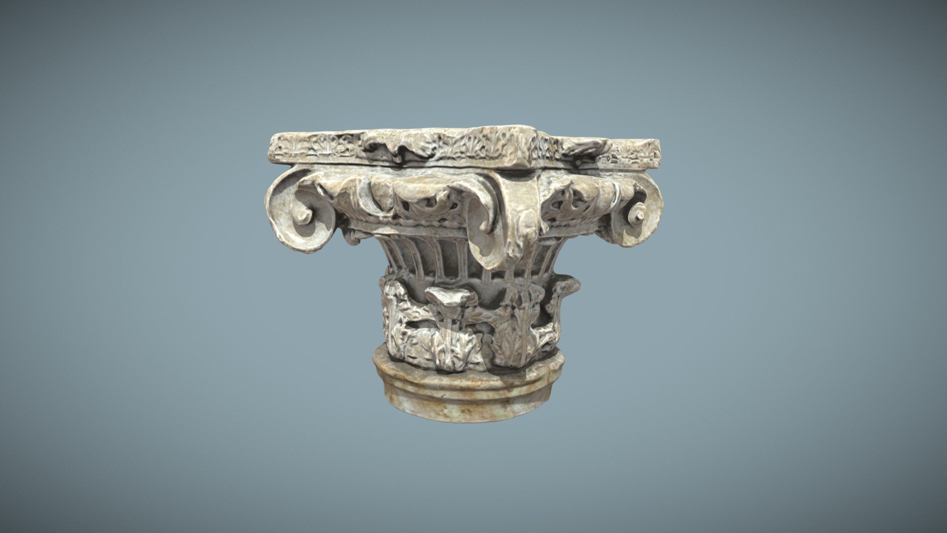Capitel romano - 3D model by borja_bog01 [b9cd209] - Sketchfab