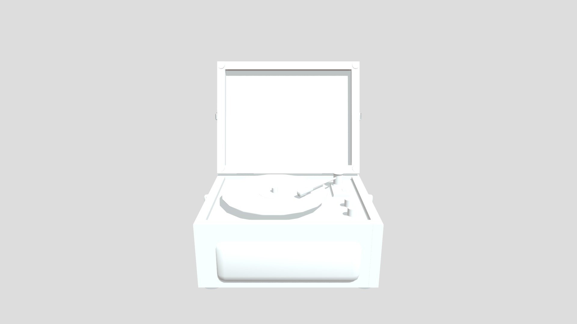 Vinyl Record Player - 3D model by 1211104256 [b9cdbda] - Sketchfab