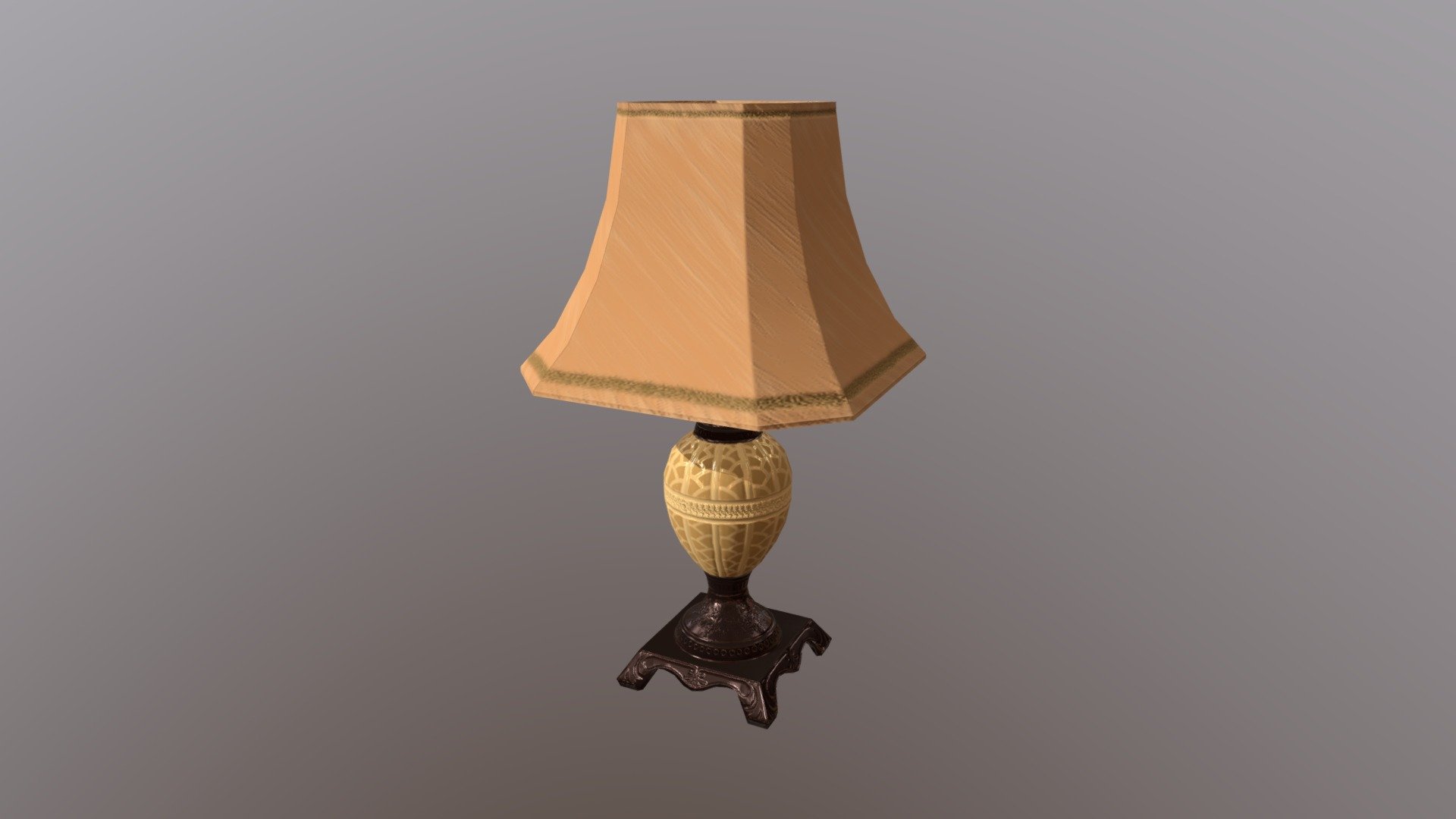 Textured Lamp - 3D model by harrycoke [b9cfe53] - Sketchfab