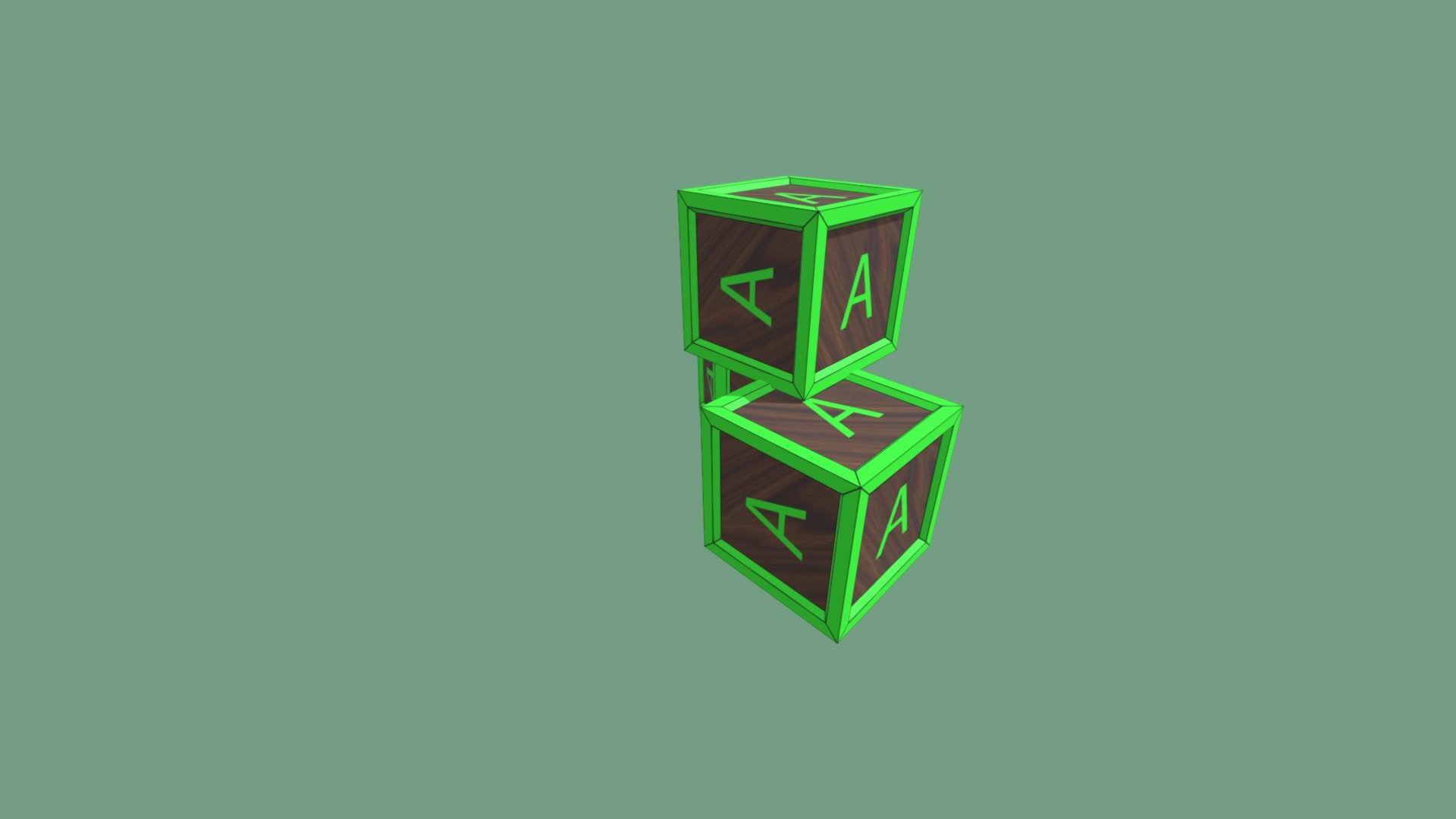 Cube stack - 3D model by Piderson [b9d0ab4] - Sketchfab