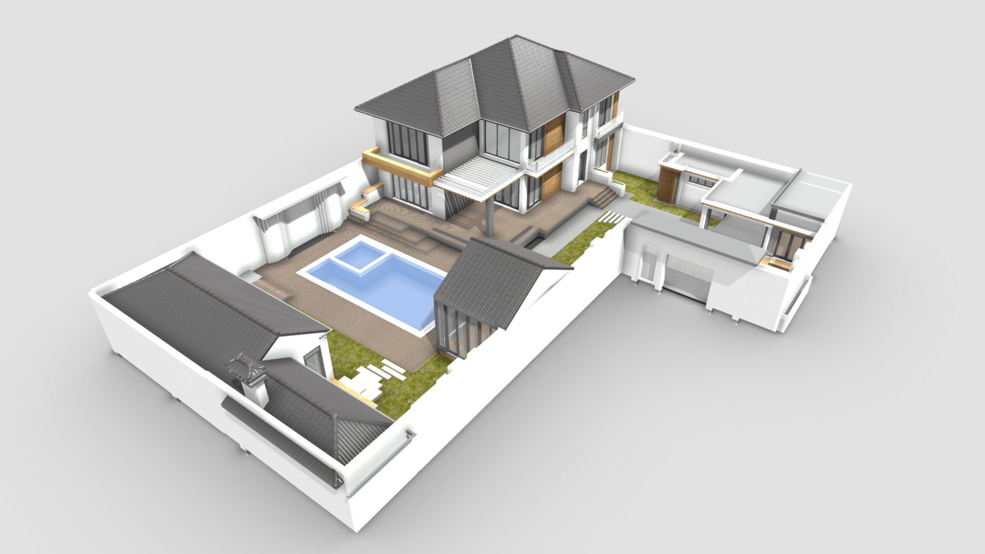 House project 15 - 3D model by Fuad Gahramanov (@FuadGahramanov ...