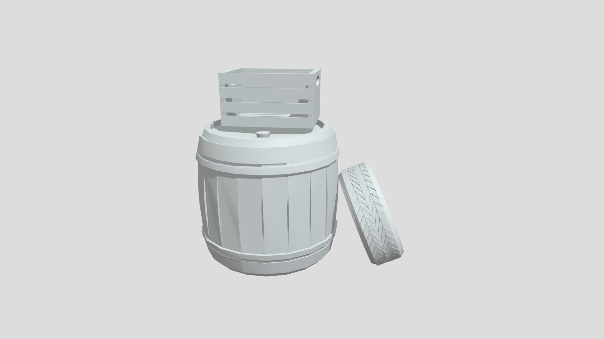 By The Ocean - 3 Simple props - 3D model by kyryann [b9d5479] - Sketchfab