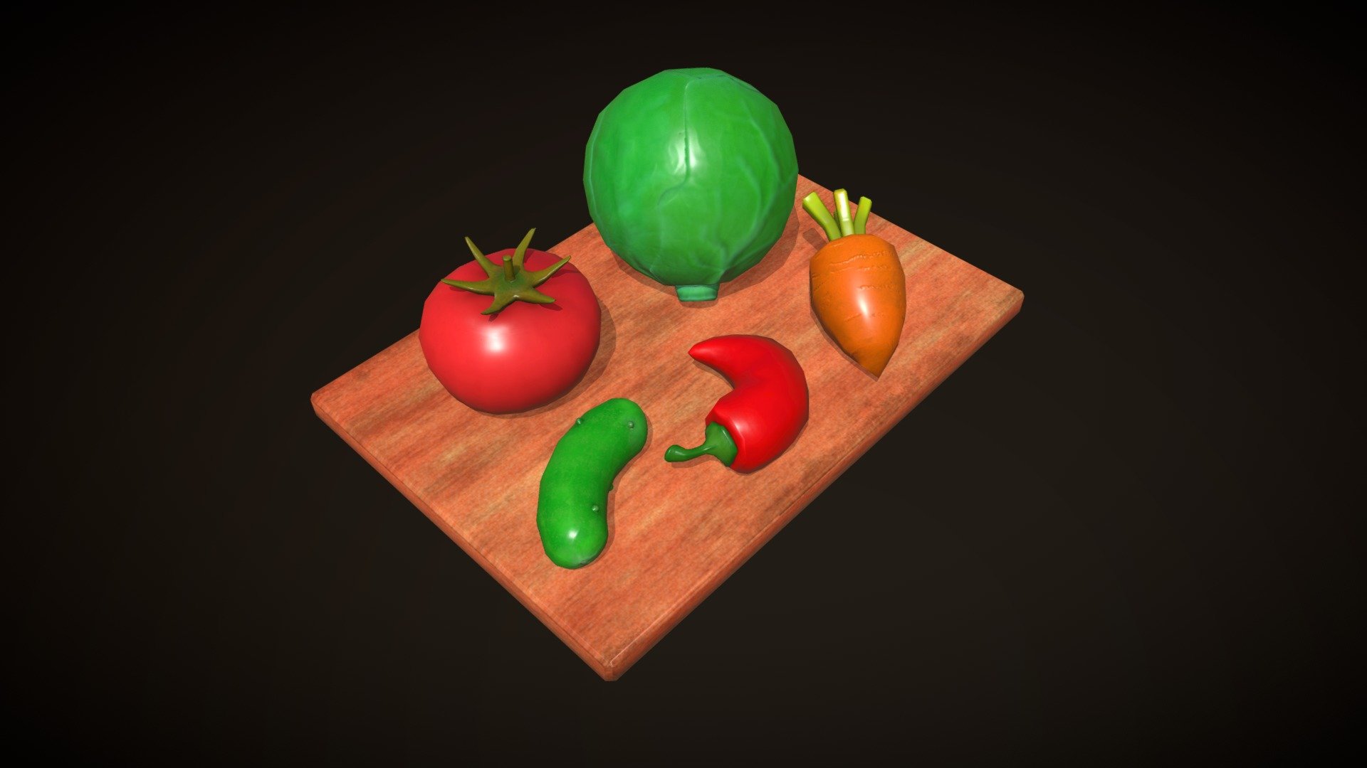 Match 3d Vegetables - 3D model by ThreeBox (@k9stet) [b9d56a4] - Sketchfab