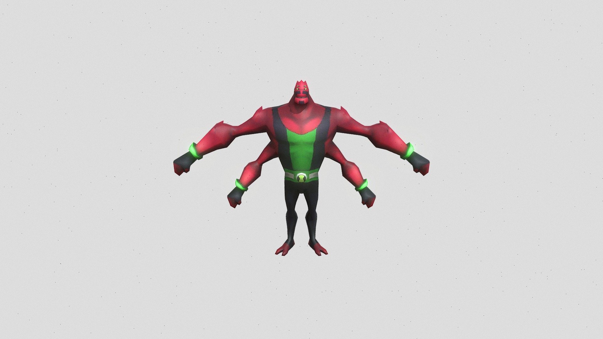 Four Arms - Download Free 3D model by shreyhaldkar0 [b9d5745] - Sketchfab